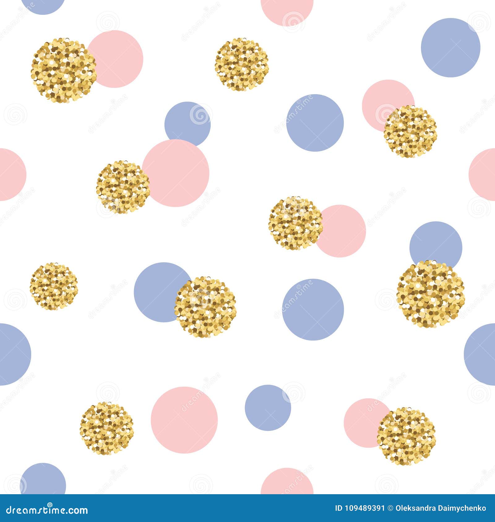 Glitter Confetti Polka Dot Seamless Pattern. Stock Illustration ... Glitter Confetti Polka Dot Seamless Pattern. Stock Illustration ...