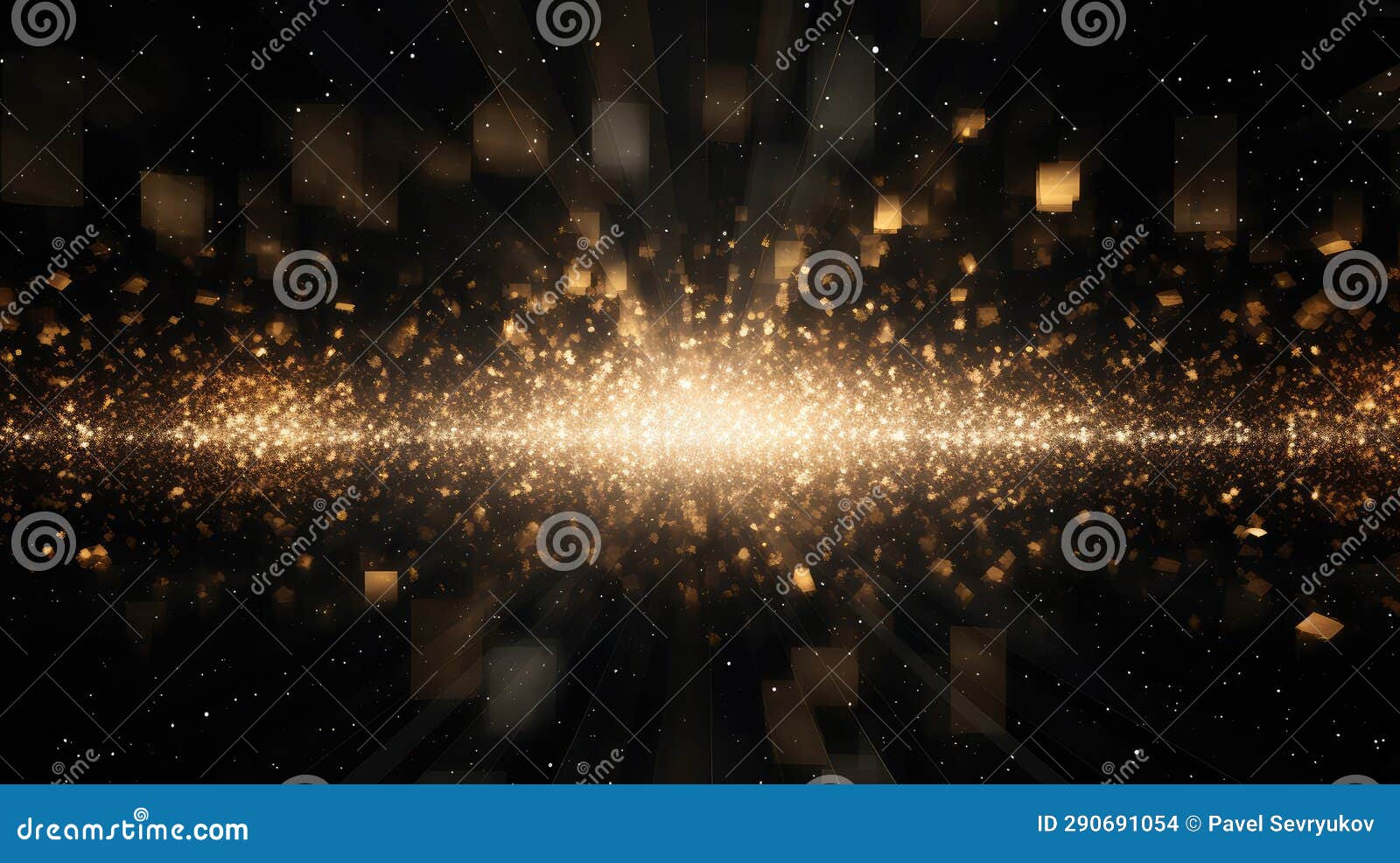 Glitter Glittering Particle Explosion Stock Illustration - Illustration ...