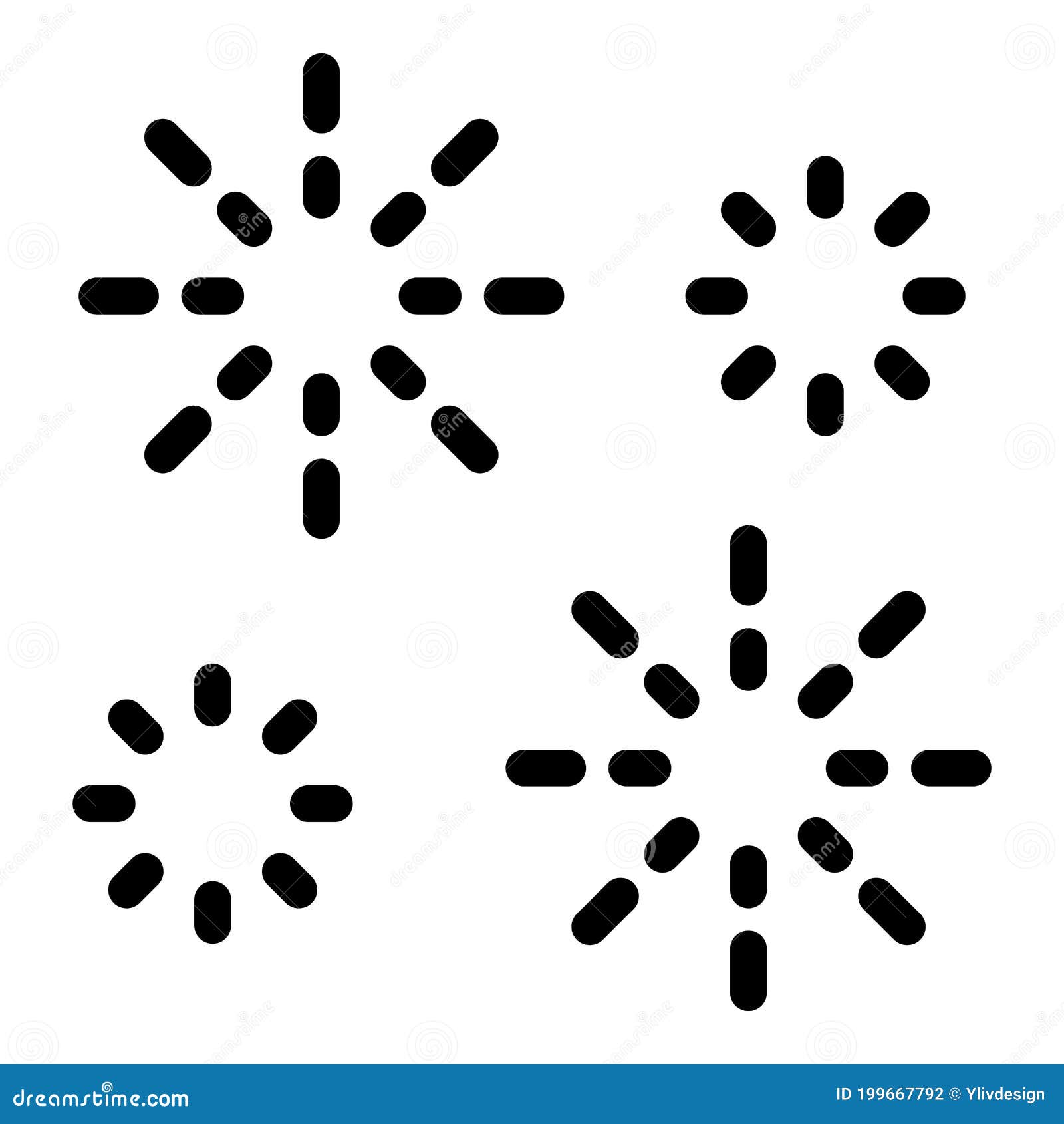 Glitter Icon, Outline Style Stock Vector - Illustration of glittering ...