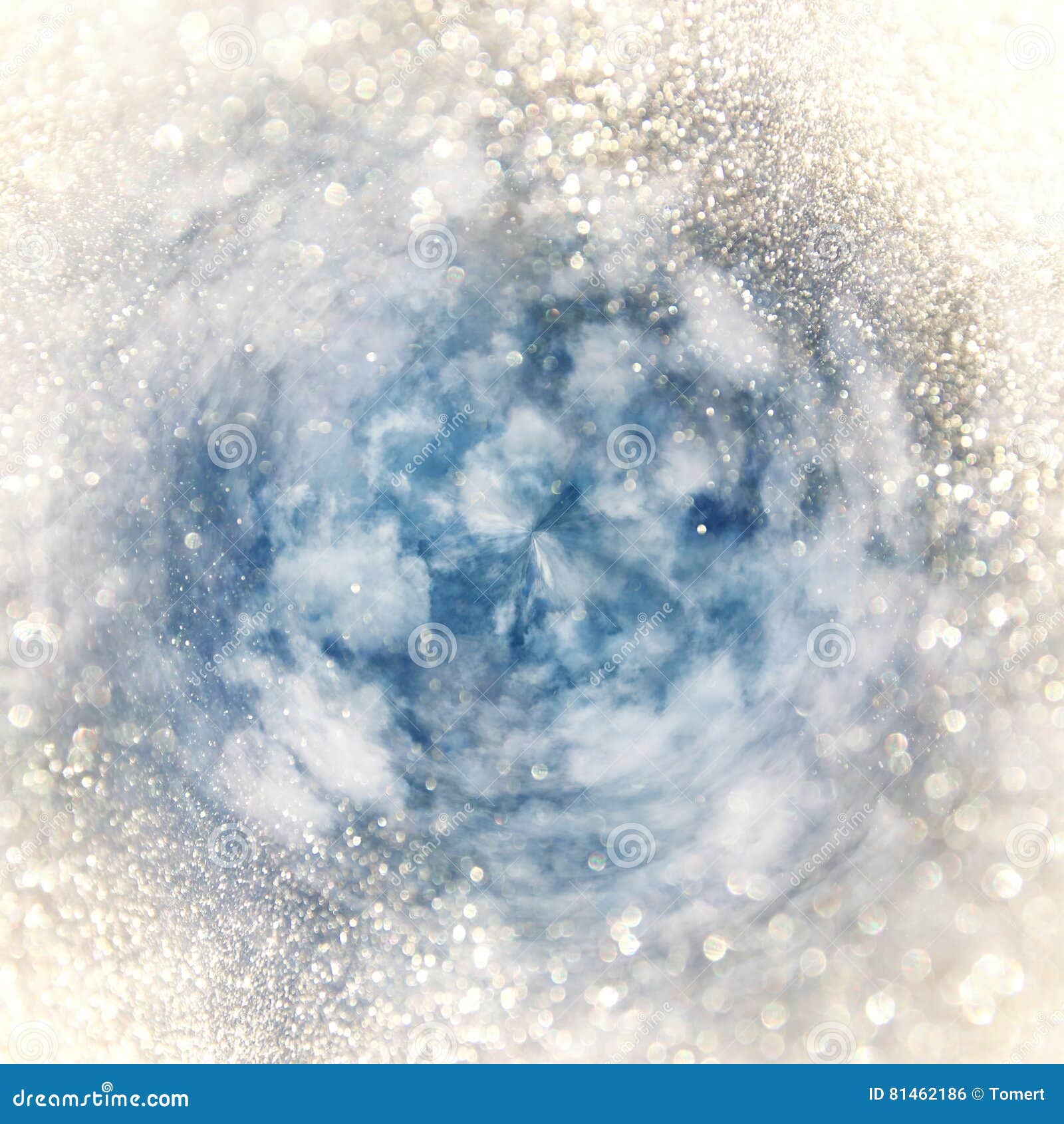 Glitter Lights Background. Silver, Blue and Gold Stock Photo - Image of ...