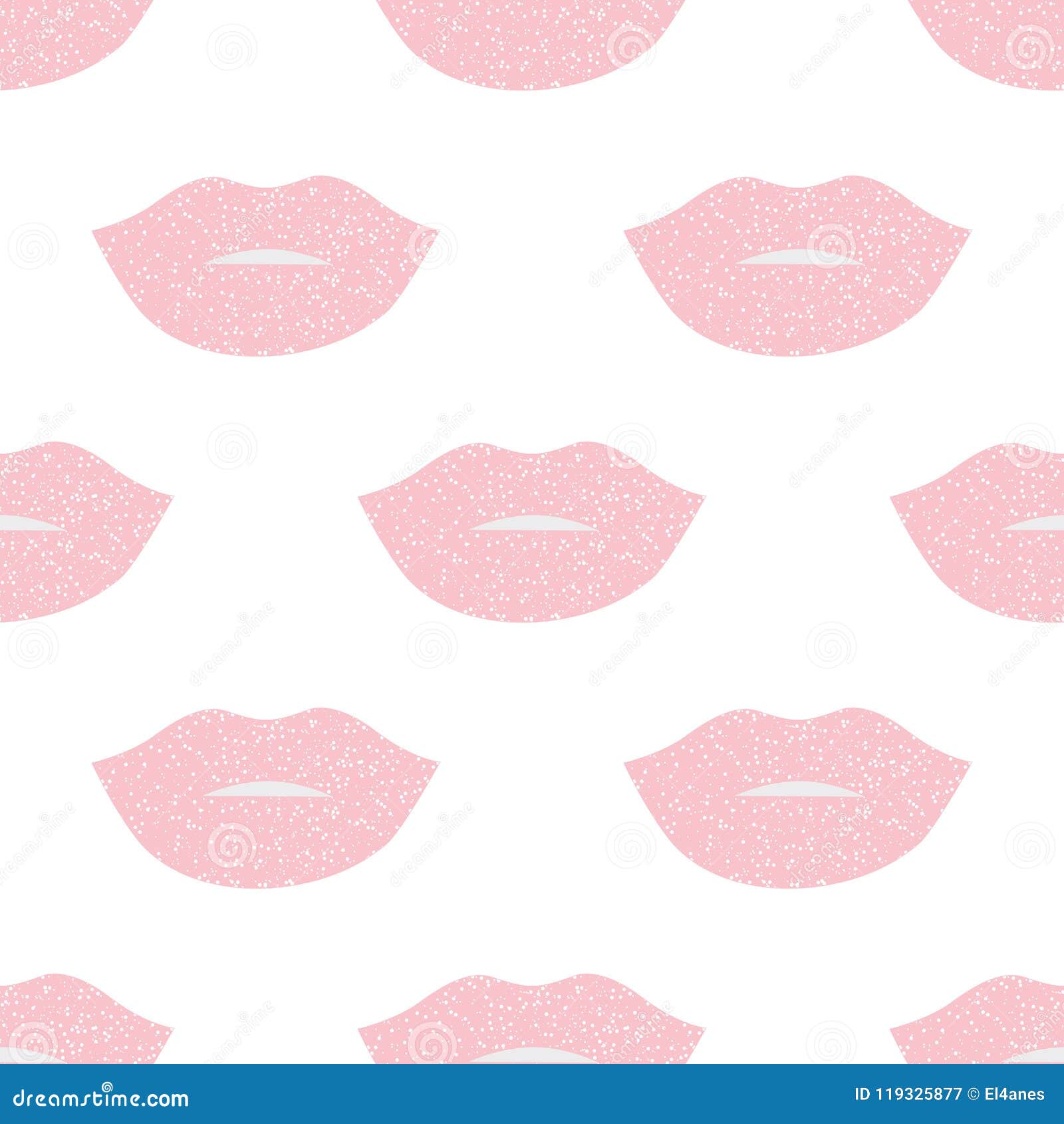 Glitter lips pattern stock vector. Illustration of paillette - 119325877