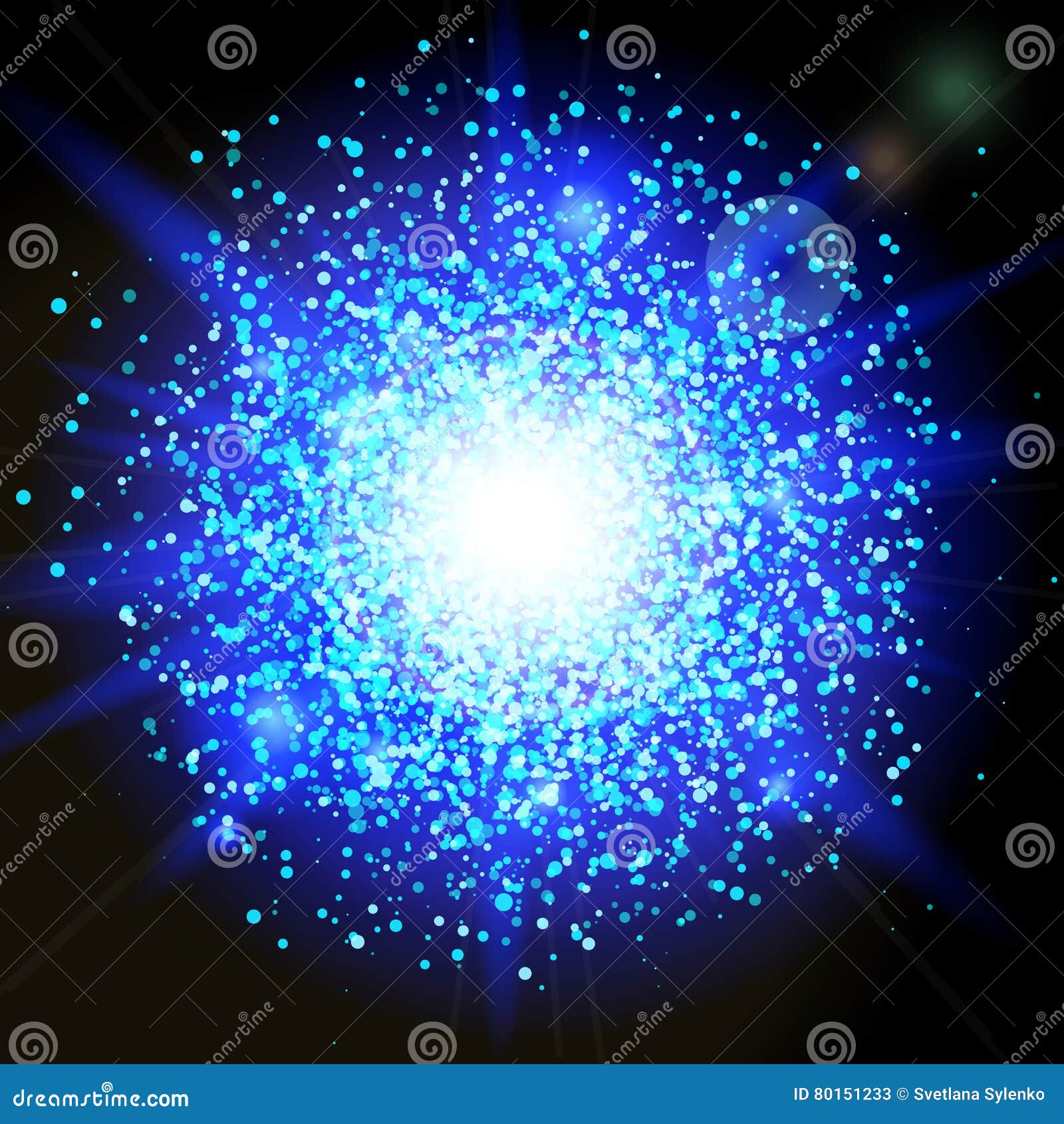 Glitter Particles Background Effect. Sparkling Texture Stock Vector ...