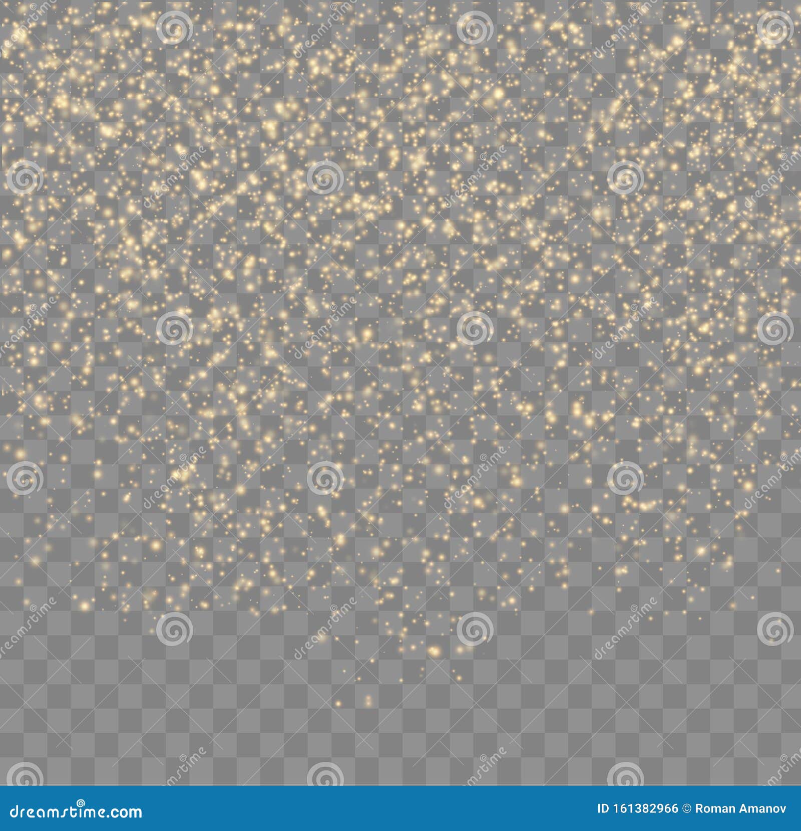 Glitter Particles. Bokeh Lights Background Stock Vector - Illustration ...