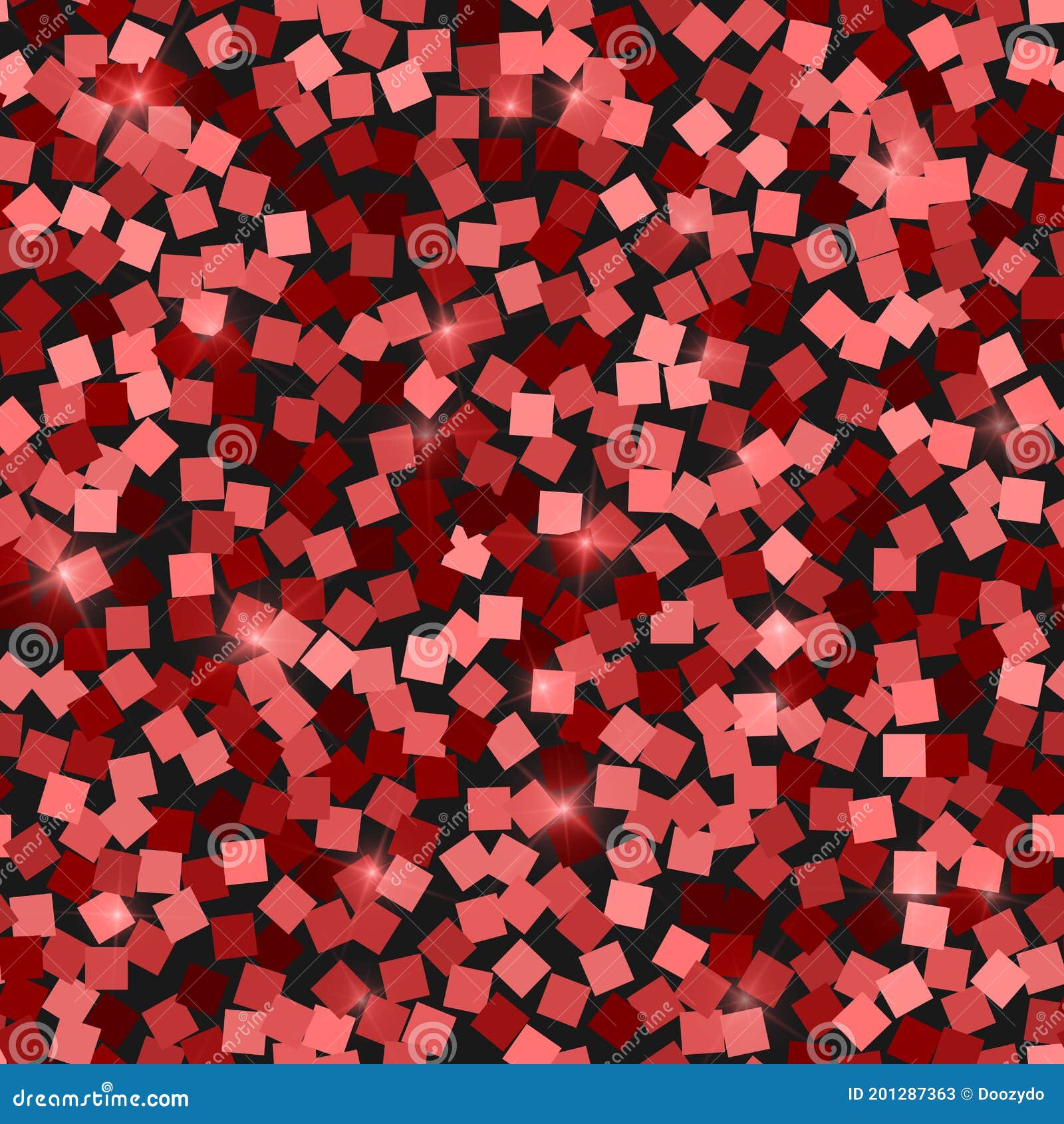 Glitter Seamless Texture. Adorable Red Particles. Endless Pattern Made ...