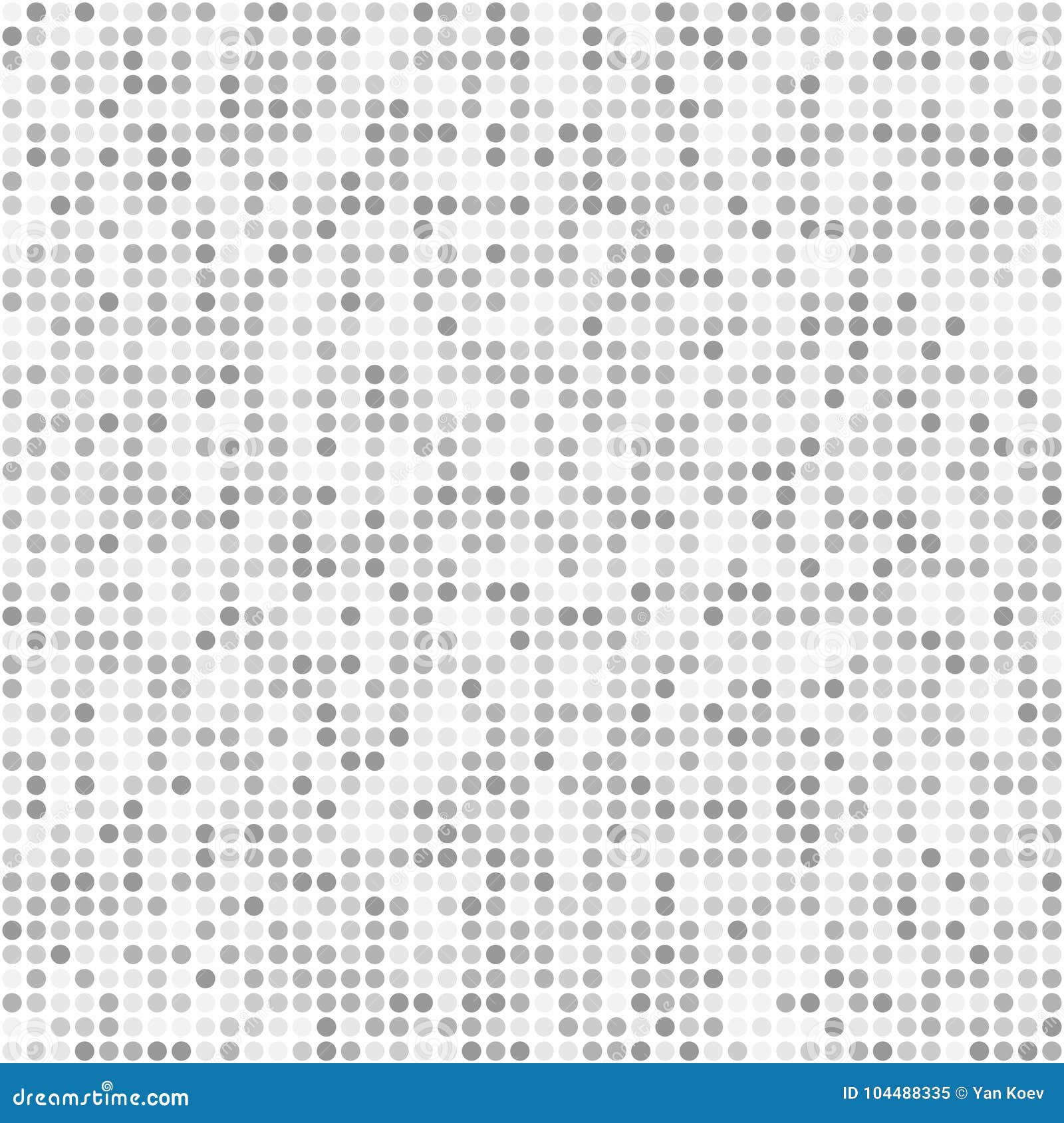 Glitter Small Round Sparkles Gray Seamless Pattern Stock Vector ...