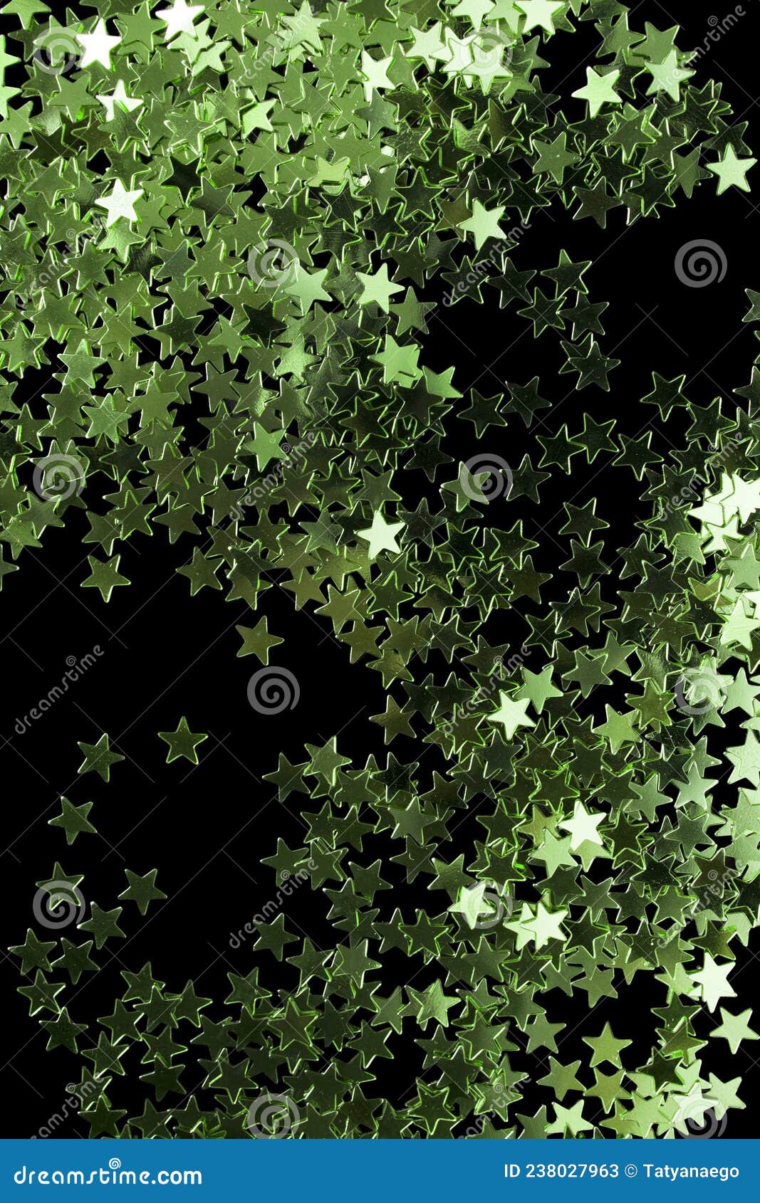 Glitter stars on black stock image. Image of green, black - 238027963