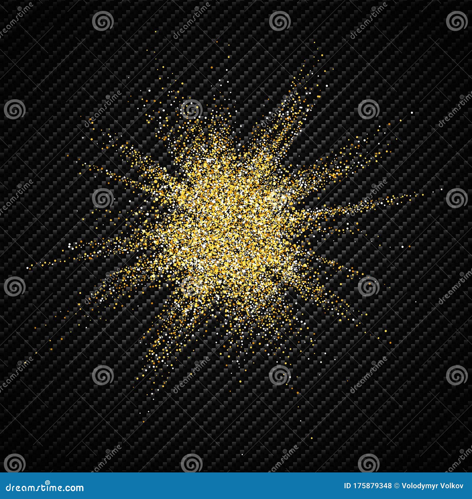 Glitter Texture Background. Explosion of Confetti Circles. Design ...