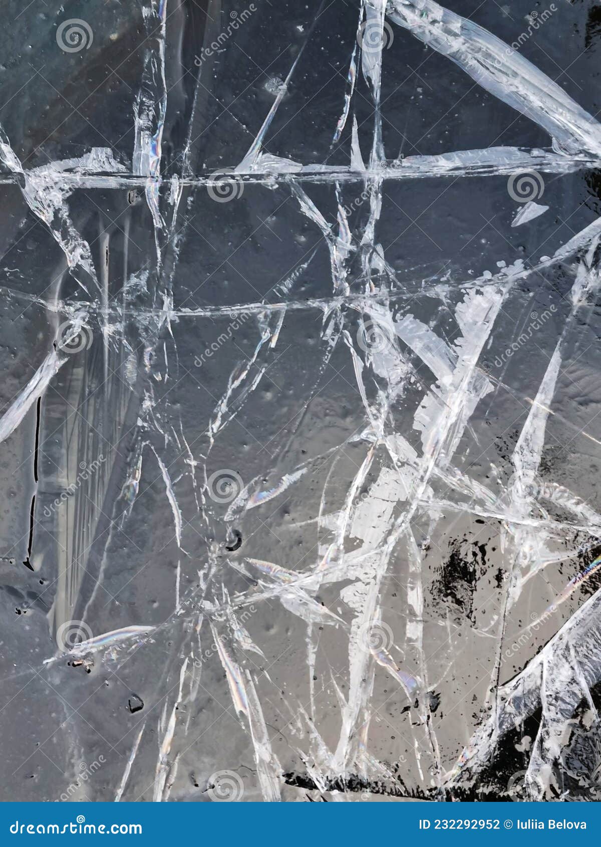 Glitter of Water in the Ice Hole. Ice and Water Texture Stock Photo - Image of hard, effect ...