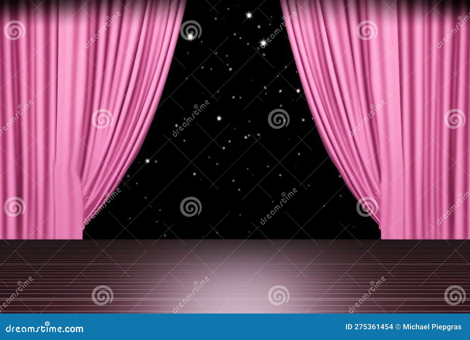 Glittering Confetti Falling Down on a Stage with Lightbeams Background ...