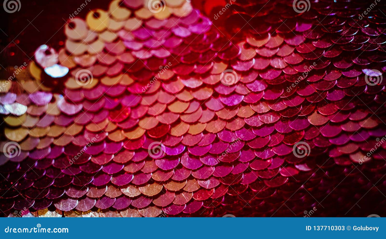 Glittering Fabric Sequin Background Red Gradient Stock Image - Image of ...
