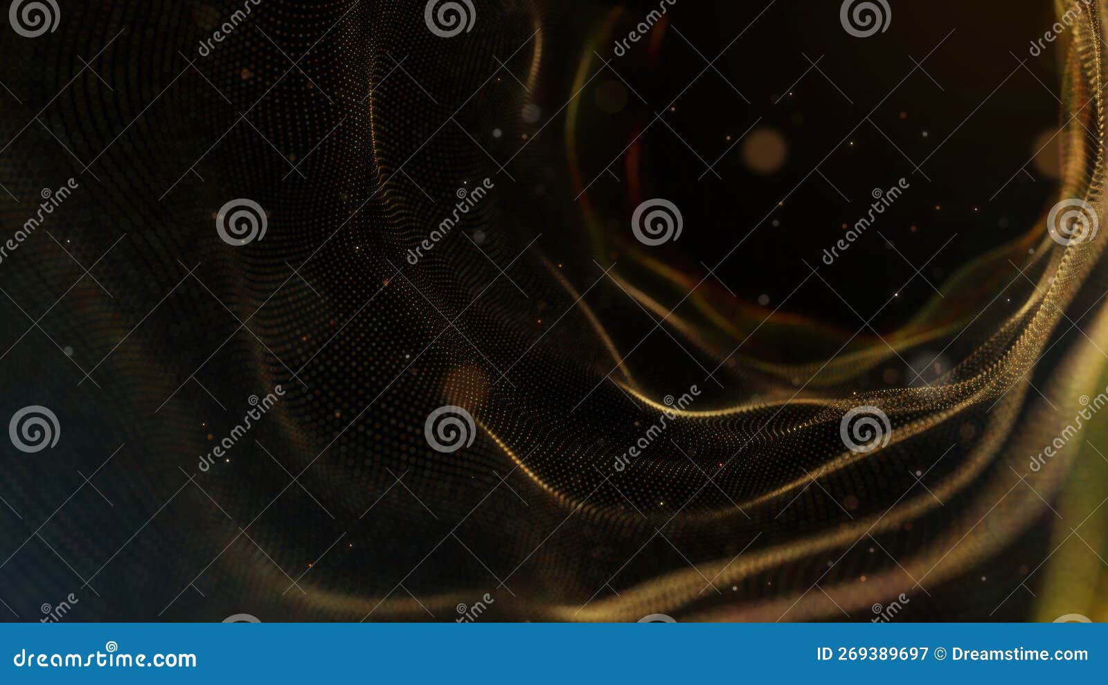 Glittering Gold Dust Abstract Background, Elegant and Luxury Particle ...