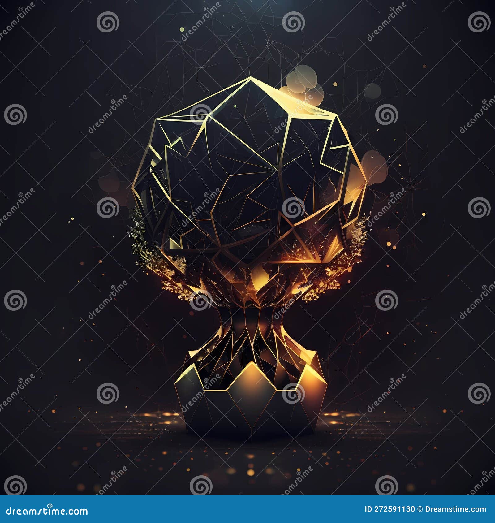 Low Poly Trophy Transparent Background With Tra, Champion,winner ...