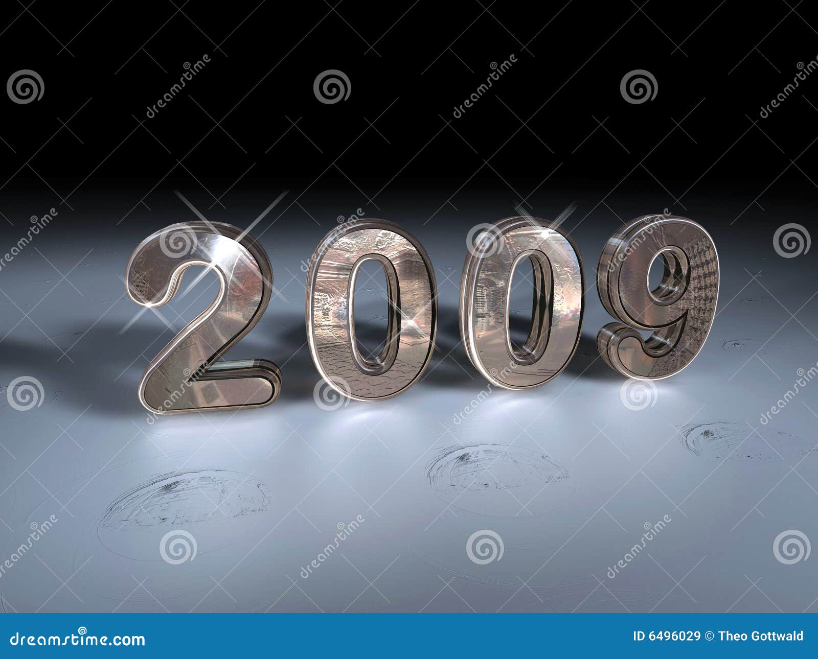 Glittering metallic 2009 stock image. Image of holiday - 6496029