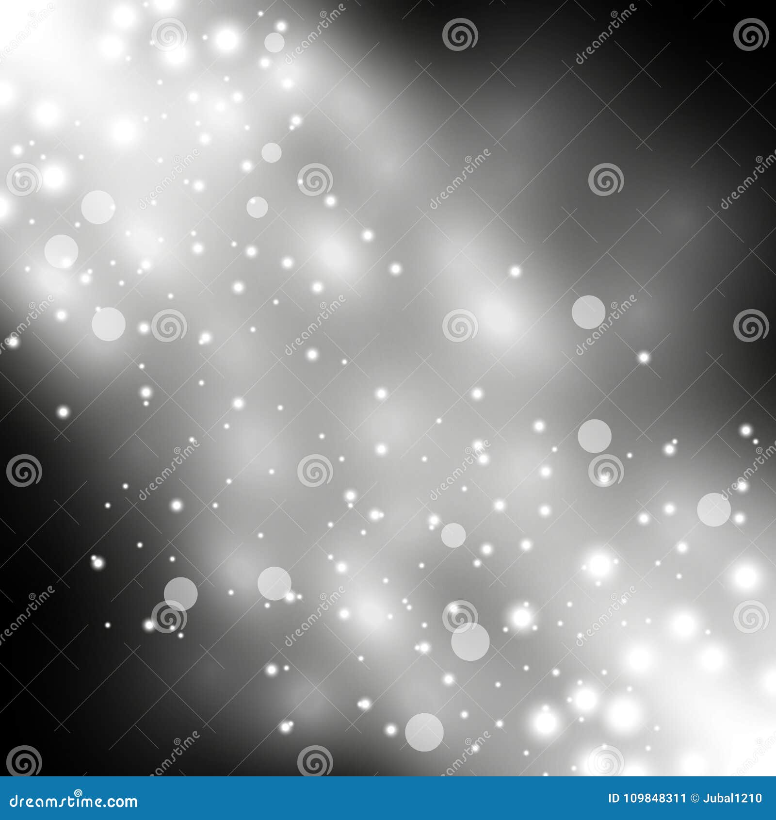 Glittering Particles Background Effect, White Color Stock Vector ...