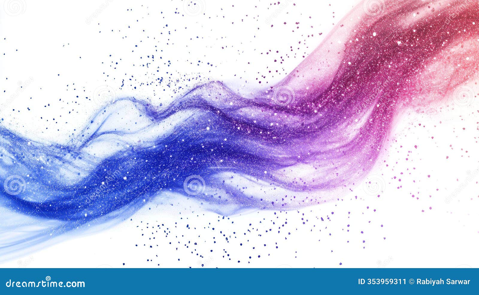 Glittering Particles in Motion Isolated on White Background for Festive ...