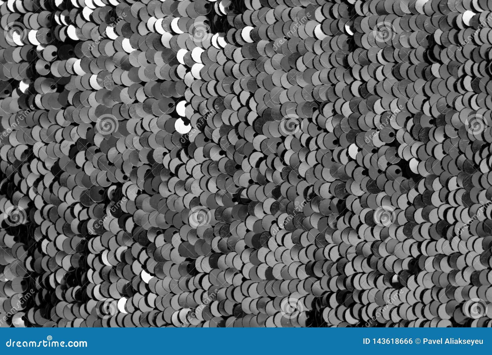 Glittering Sequin Texture in Black and White Stock Illustration ...