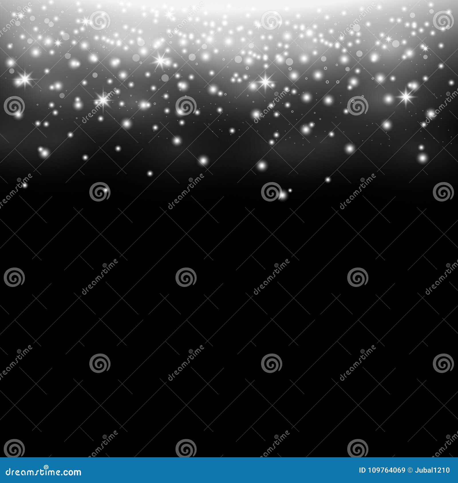 Glittering Stardust, Sparkling Particles, White Color Stock Vector ...