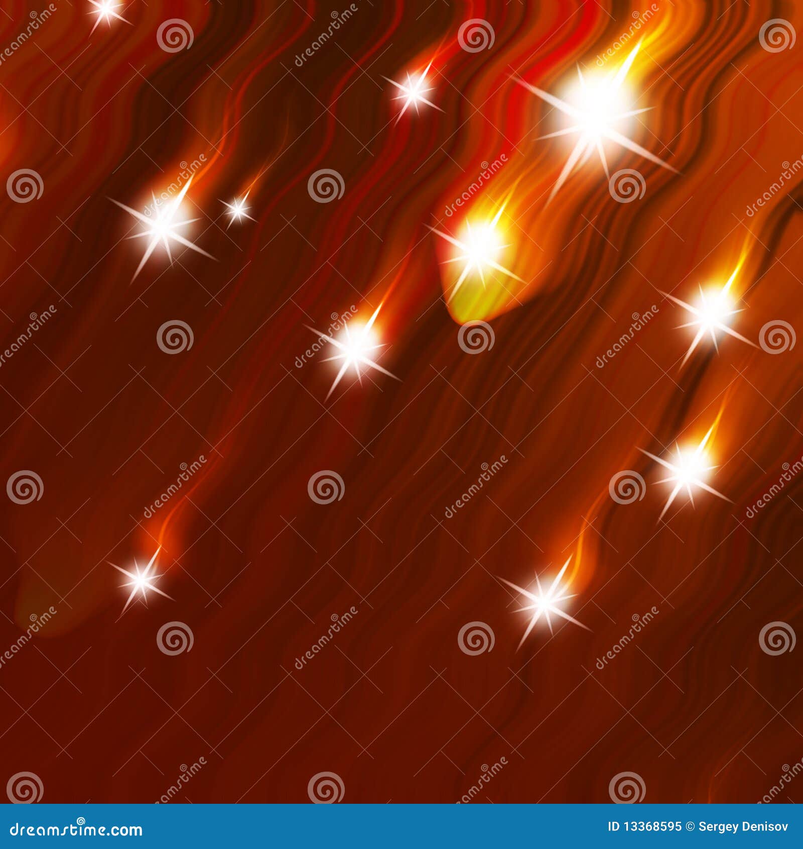 Glittering stars stock illustration. Illustration of flowing - 13368595
