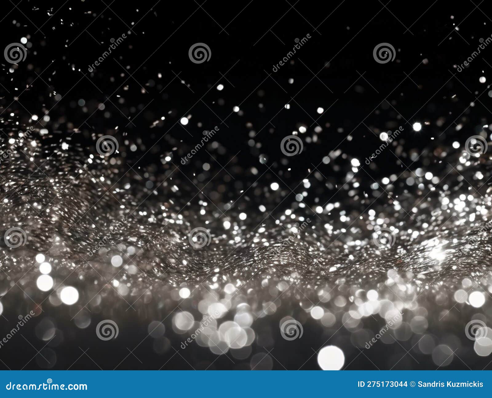 Glittery Sparkling Overlay with Tiny Shiny Snowflakes. Generative AI ...