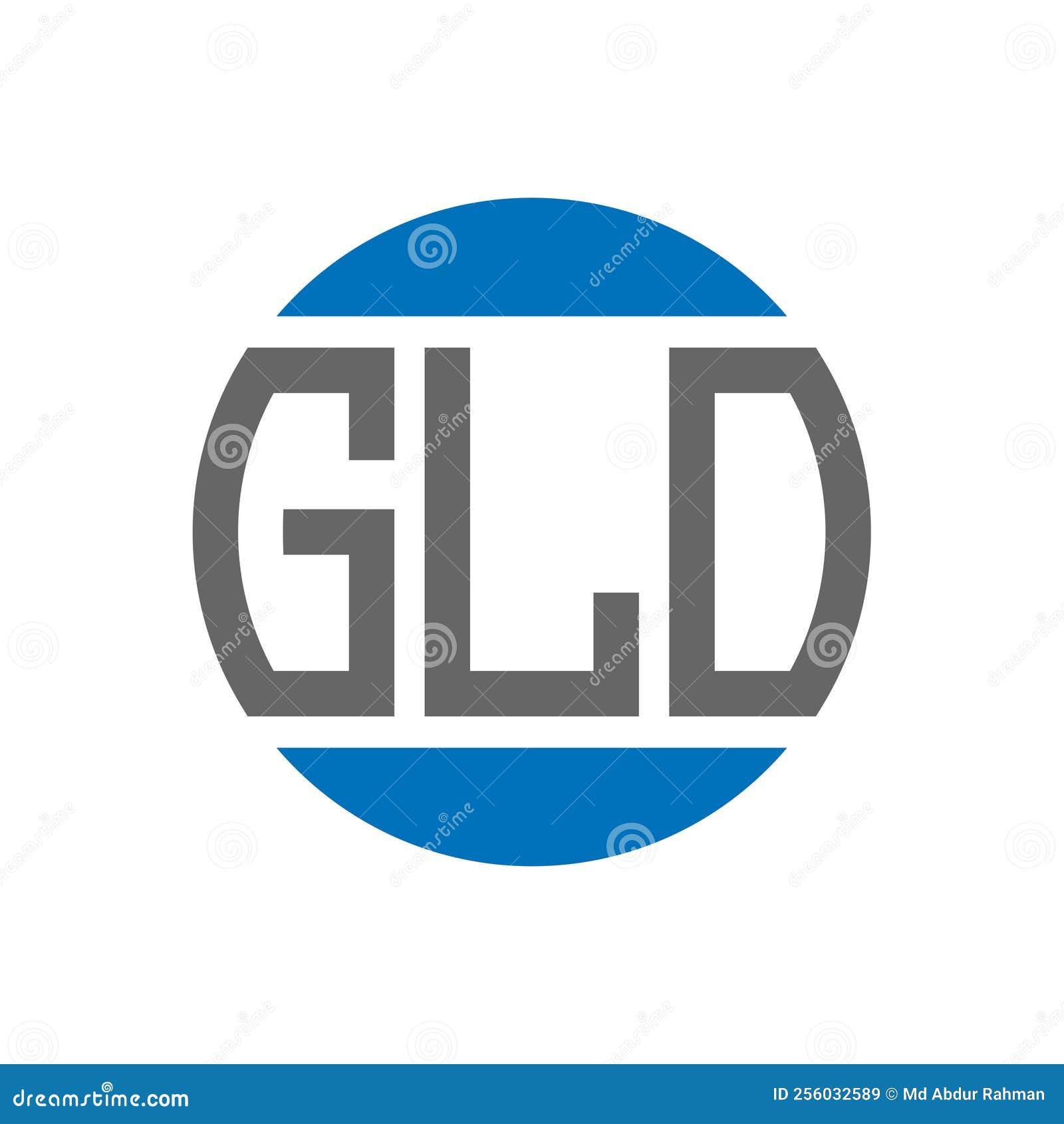 GLO Letter Logo Design on White Background. GLO Creative Initials ...
