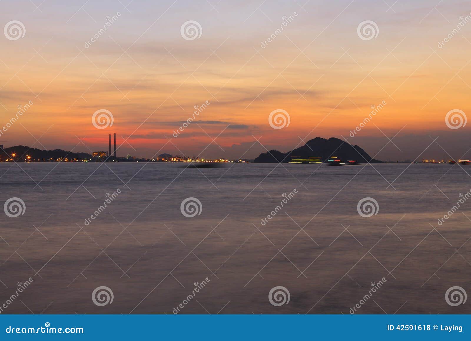 Gloaming stock photo. Image of river, ship, dusk, gloaming - 42591618