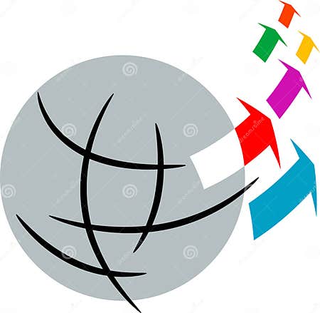 Glob logo stock vector. Illustration of clip, abstract - 14531454