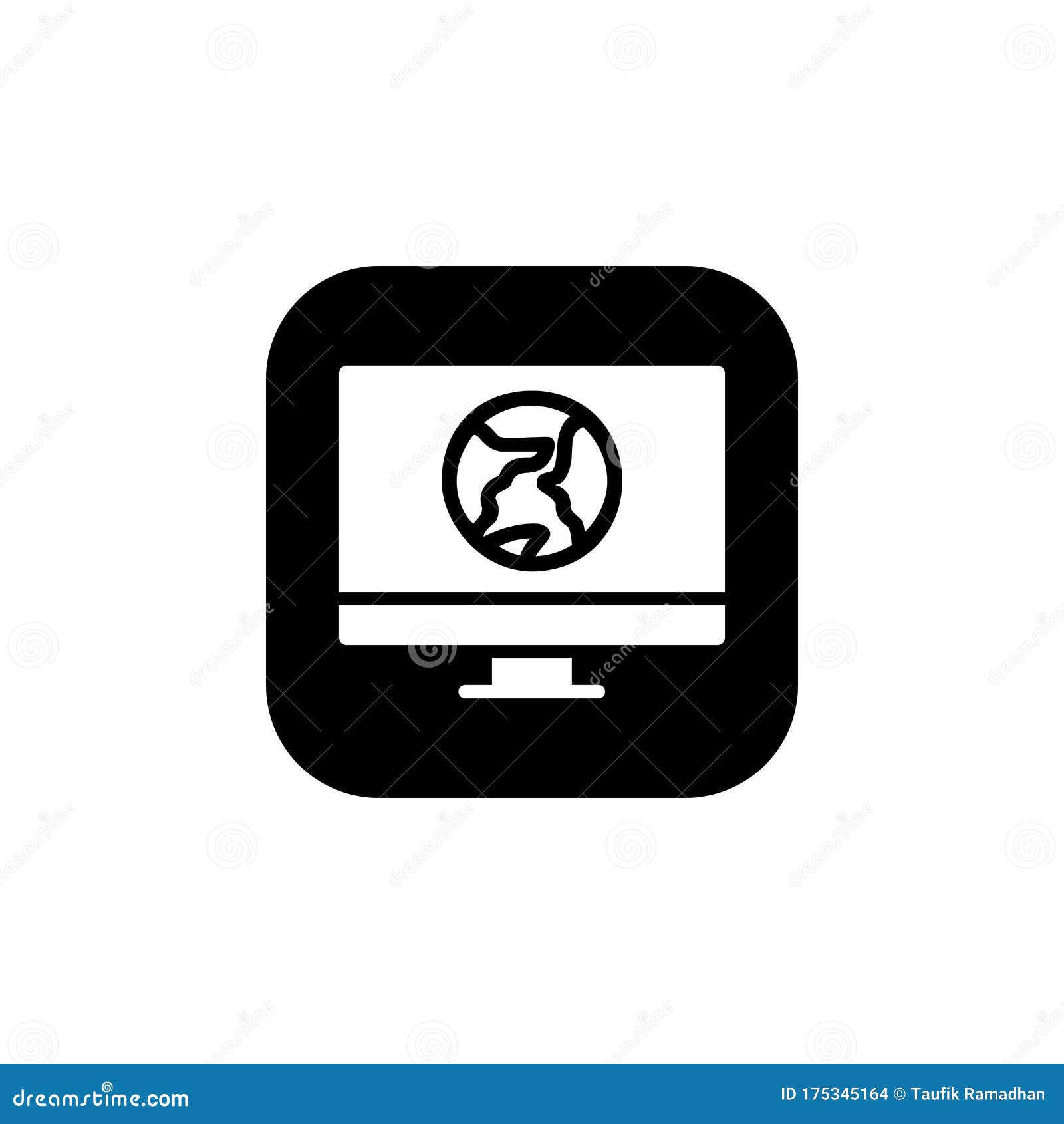 Global Access Icon. Online Learning Icon. Perfect for Application, Web ...