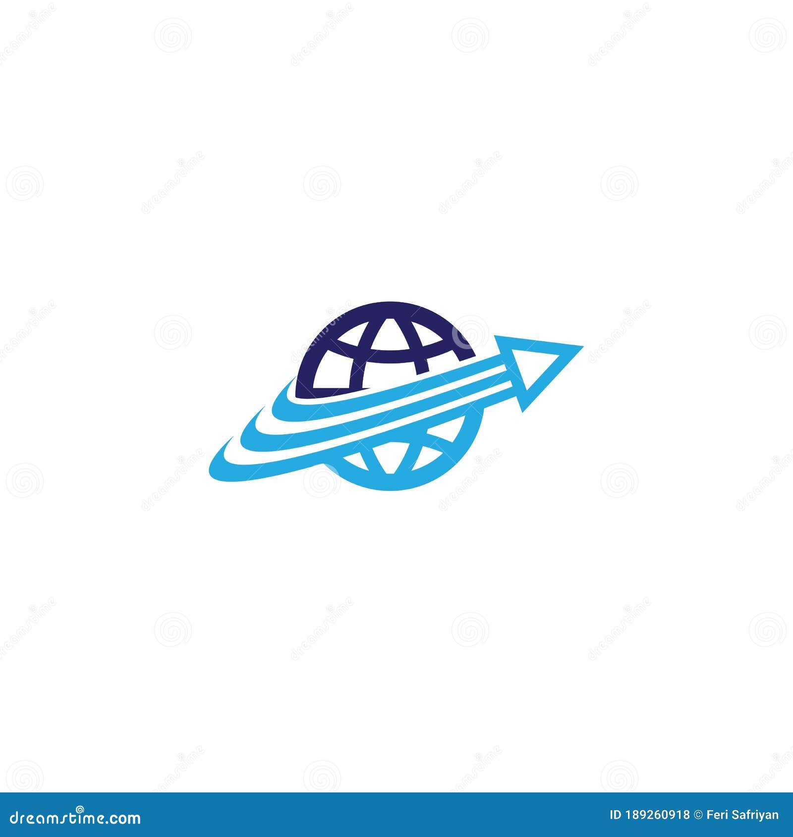 Global arrow vector icon stock illustration. Illustration of business ...