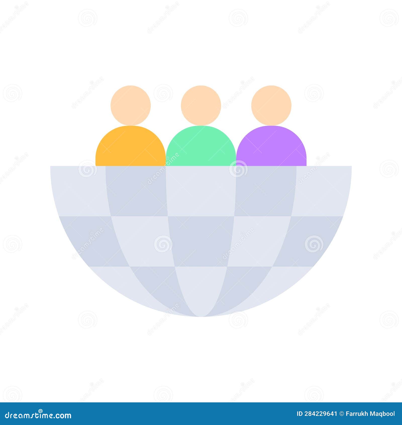 Global Audience Icon Image. Stock Vector - Illustration of outline ...