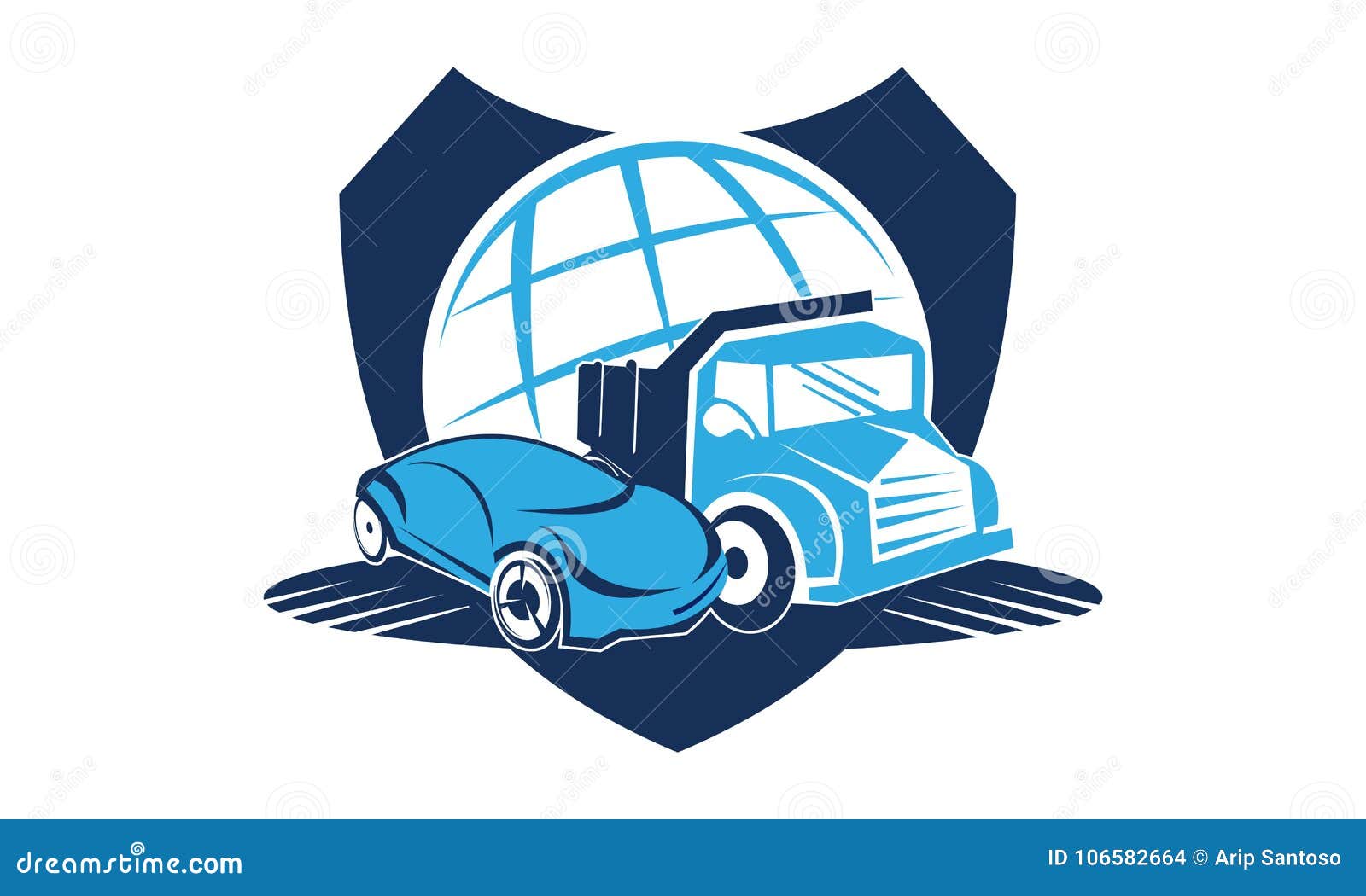 Global Auto Center Template Stock Vector - Illustration of emblem ...