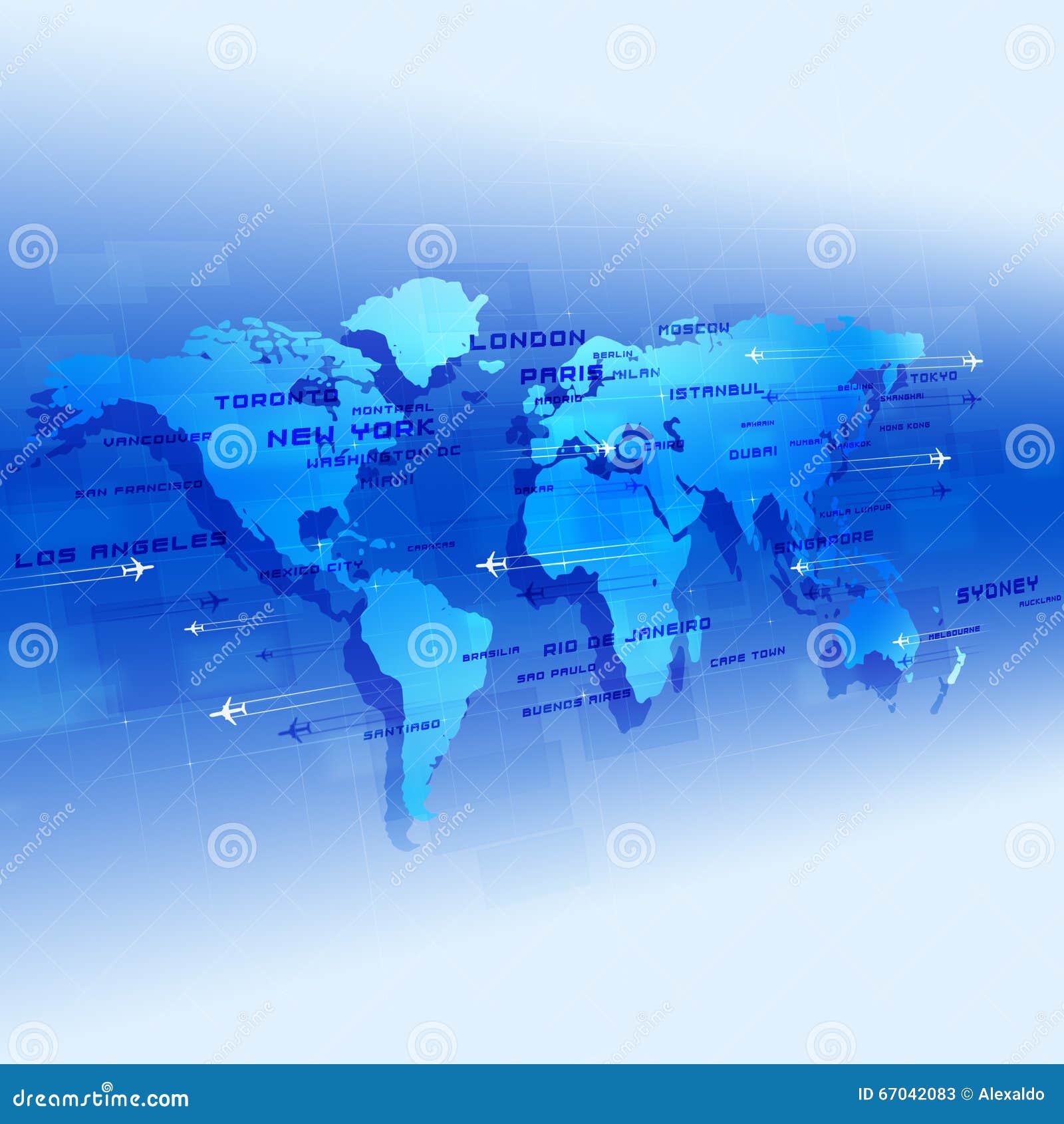 Aviation Blue Background Royalty-Free Stock Image | CartoonDealer.com ...