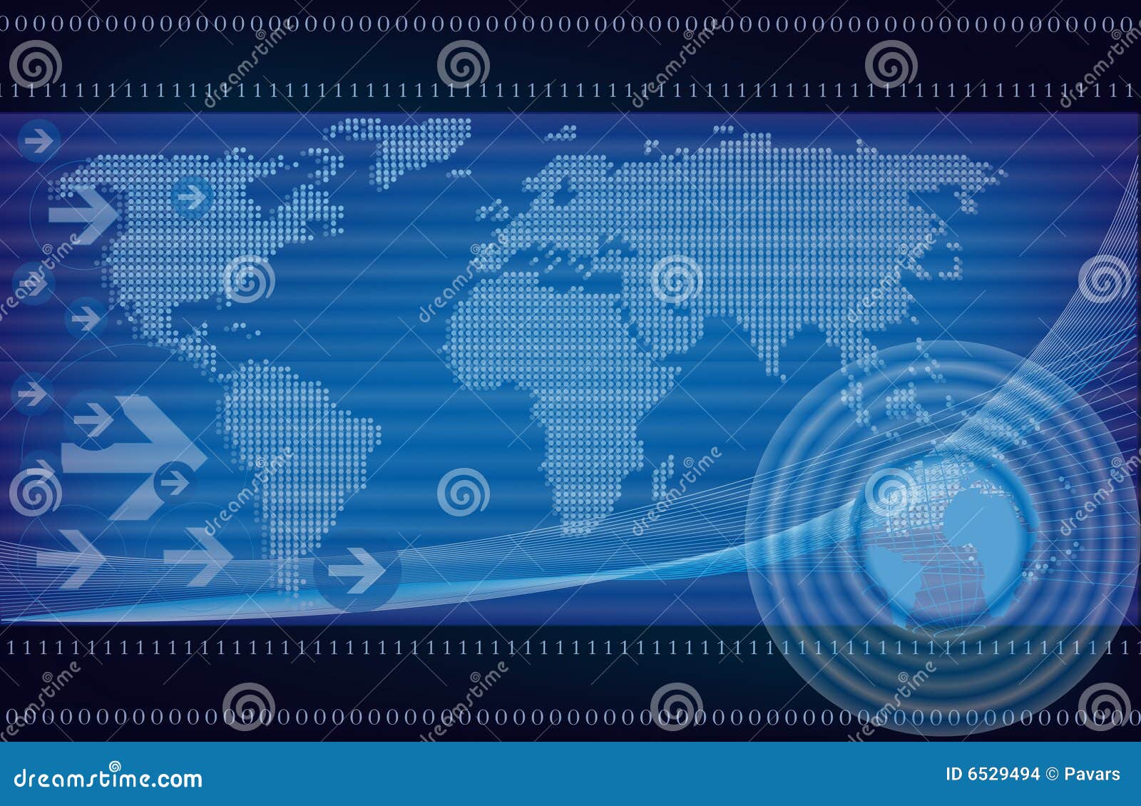 Global Map Background. Vector Illustration. World Map. Global Map ...