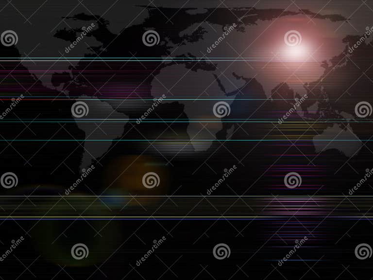 Global Background Series- World Map Stock Illustration - Illustration ...