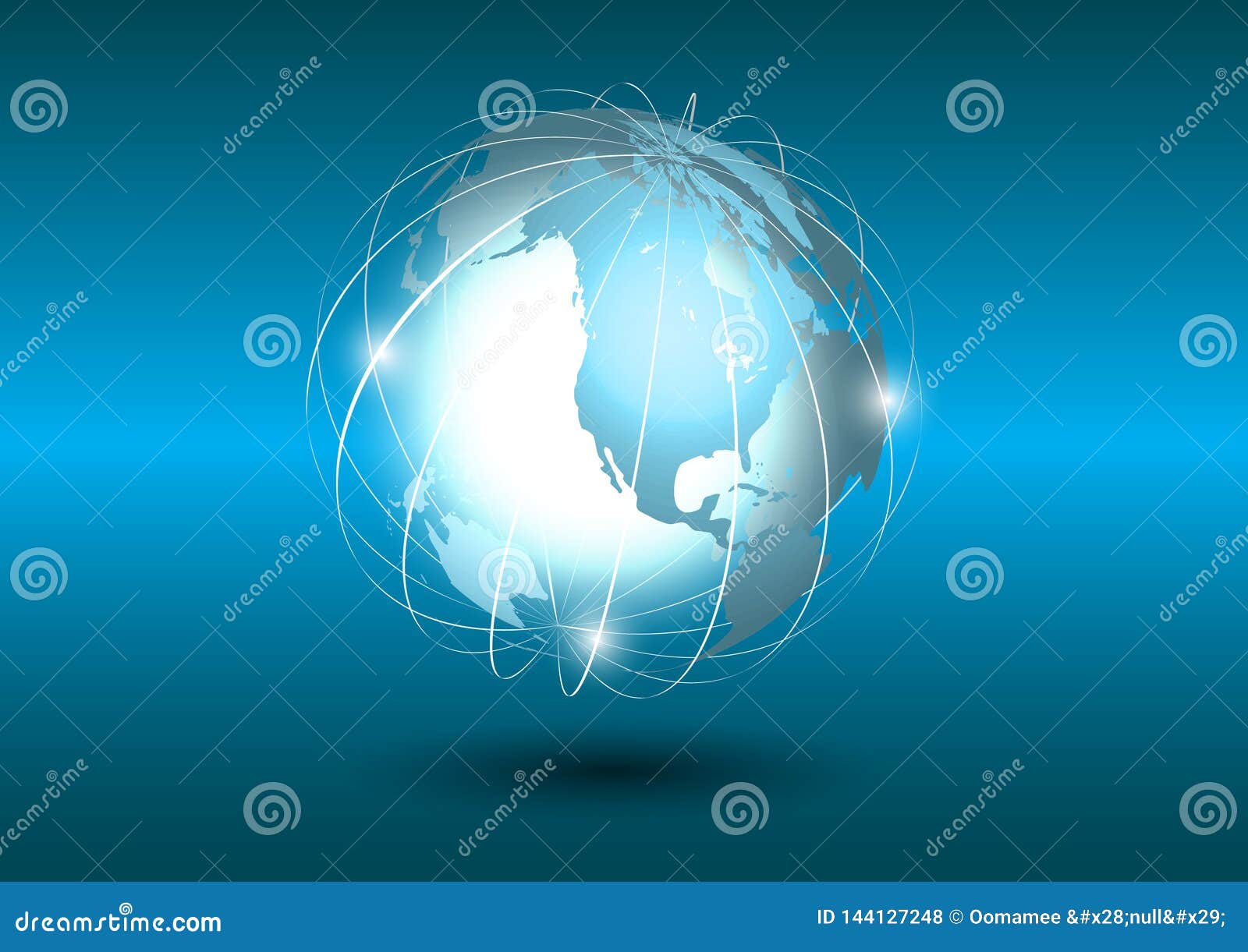 Global Blue. Technology - Vector Illustration Stock Illustration ...