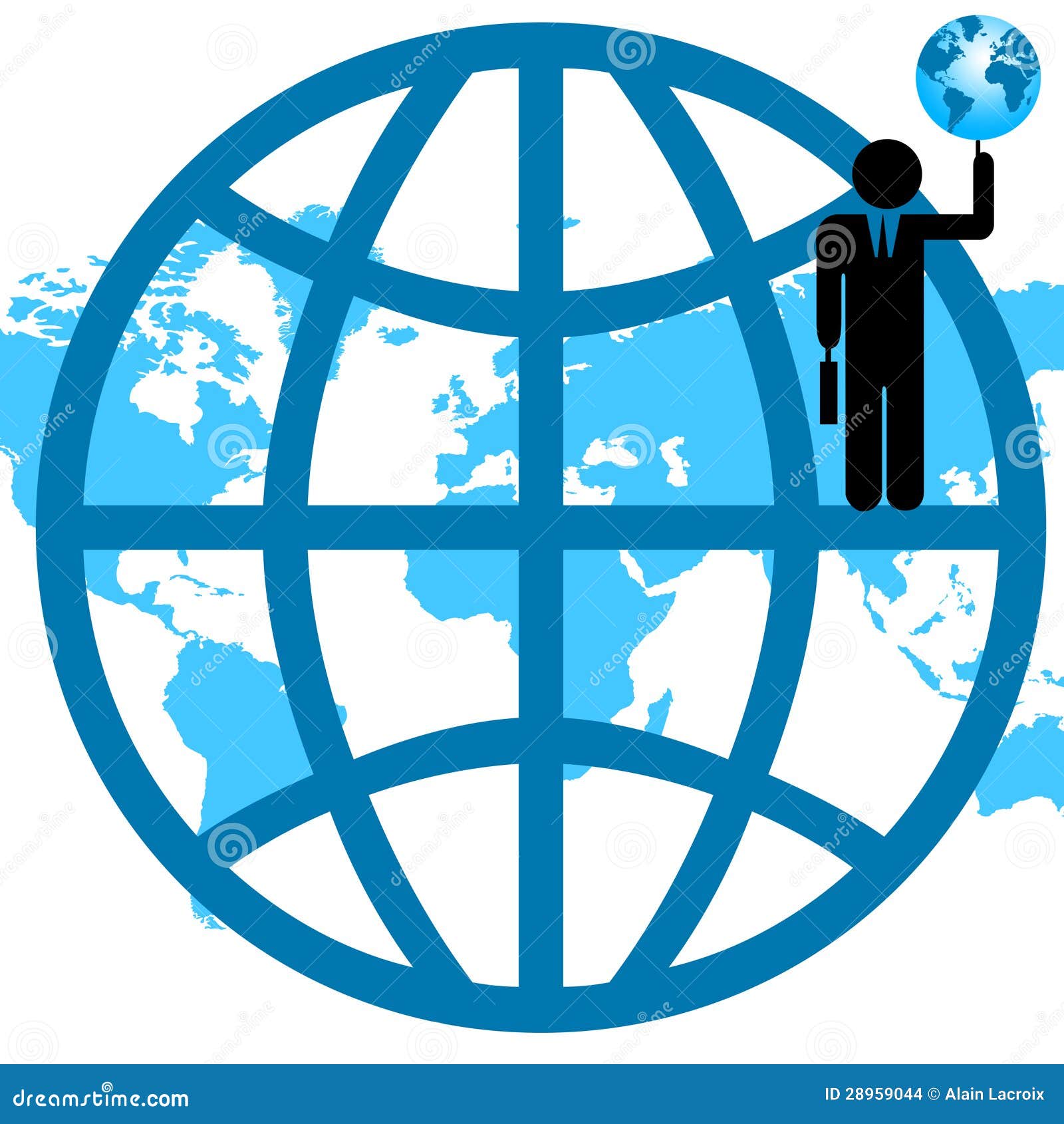 Global Scale Icon. Simple Element From Business Disruption Collection ...