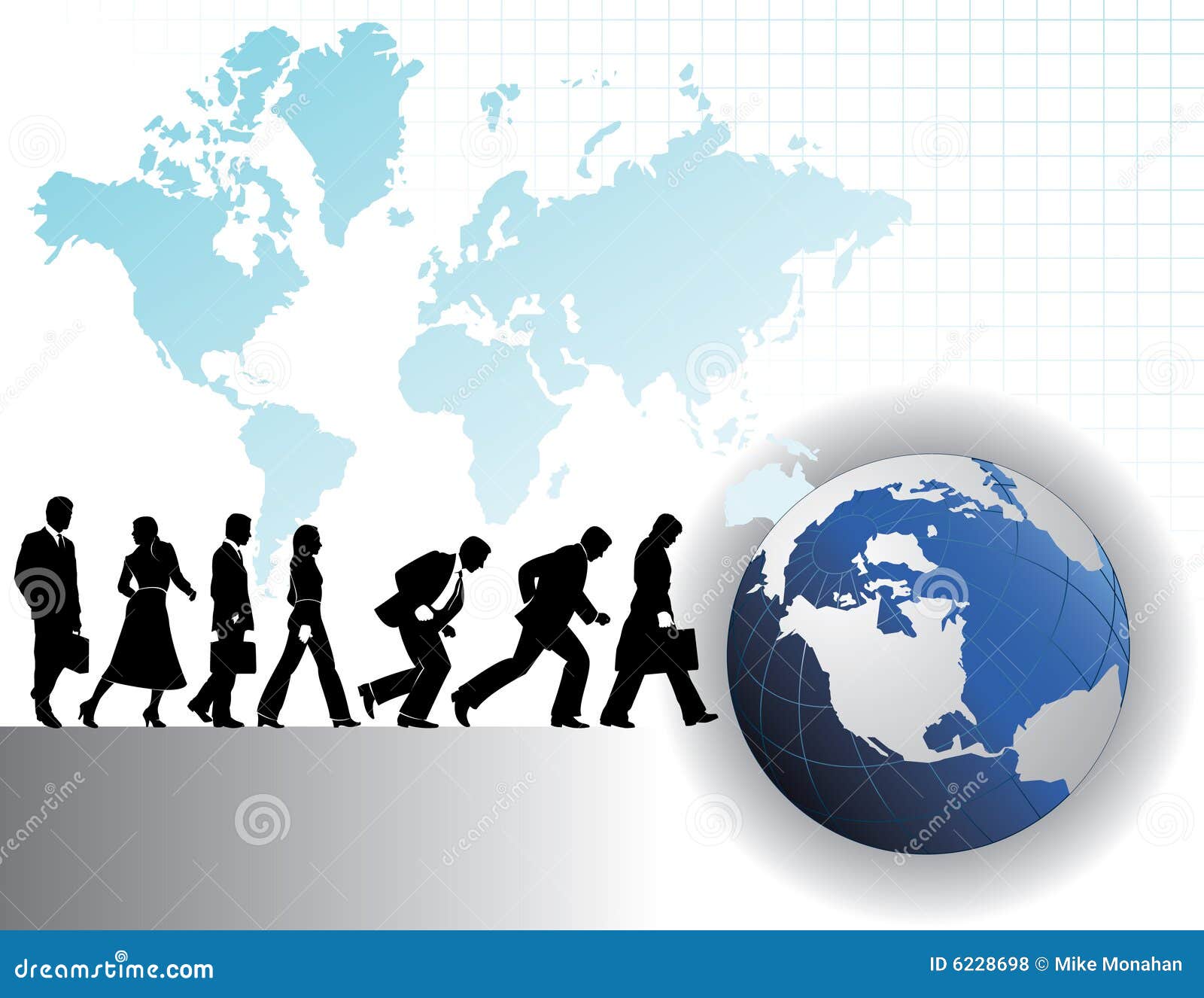 Global business stock vector. Illustration of worldwide - 6228698