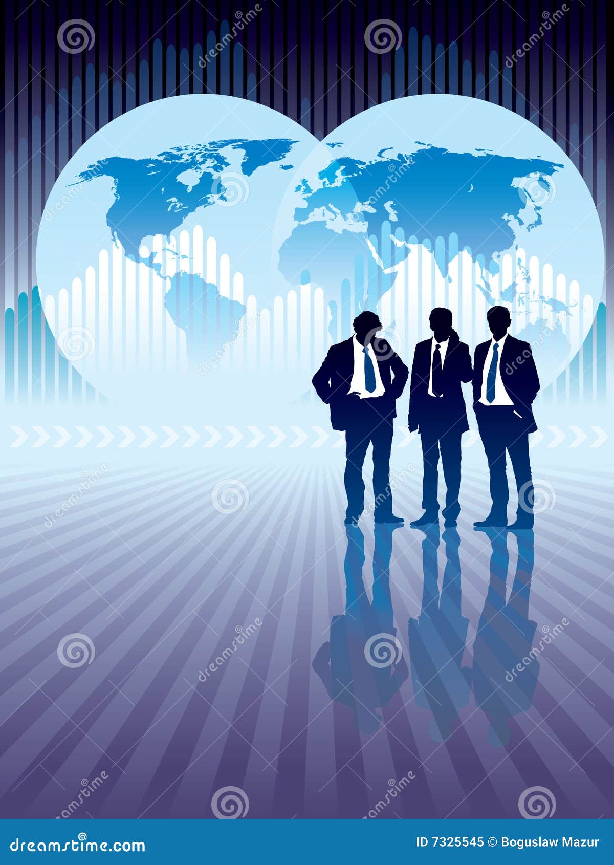 Global business stock vector. Illustration of africa, businesspeople ...