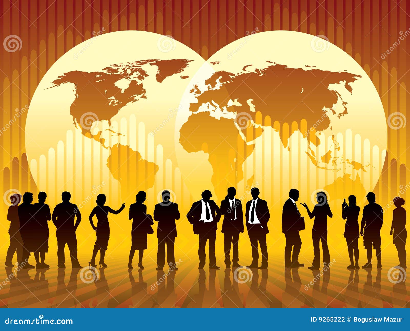 Global business stock vector. Illustration of america - 9265222