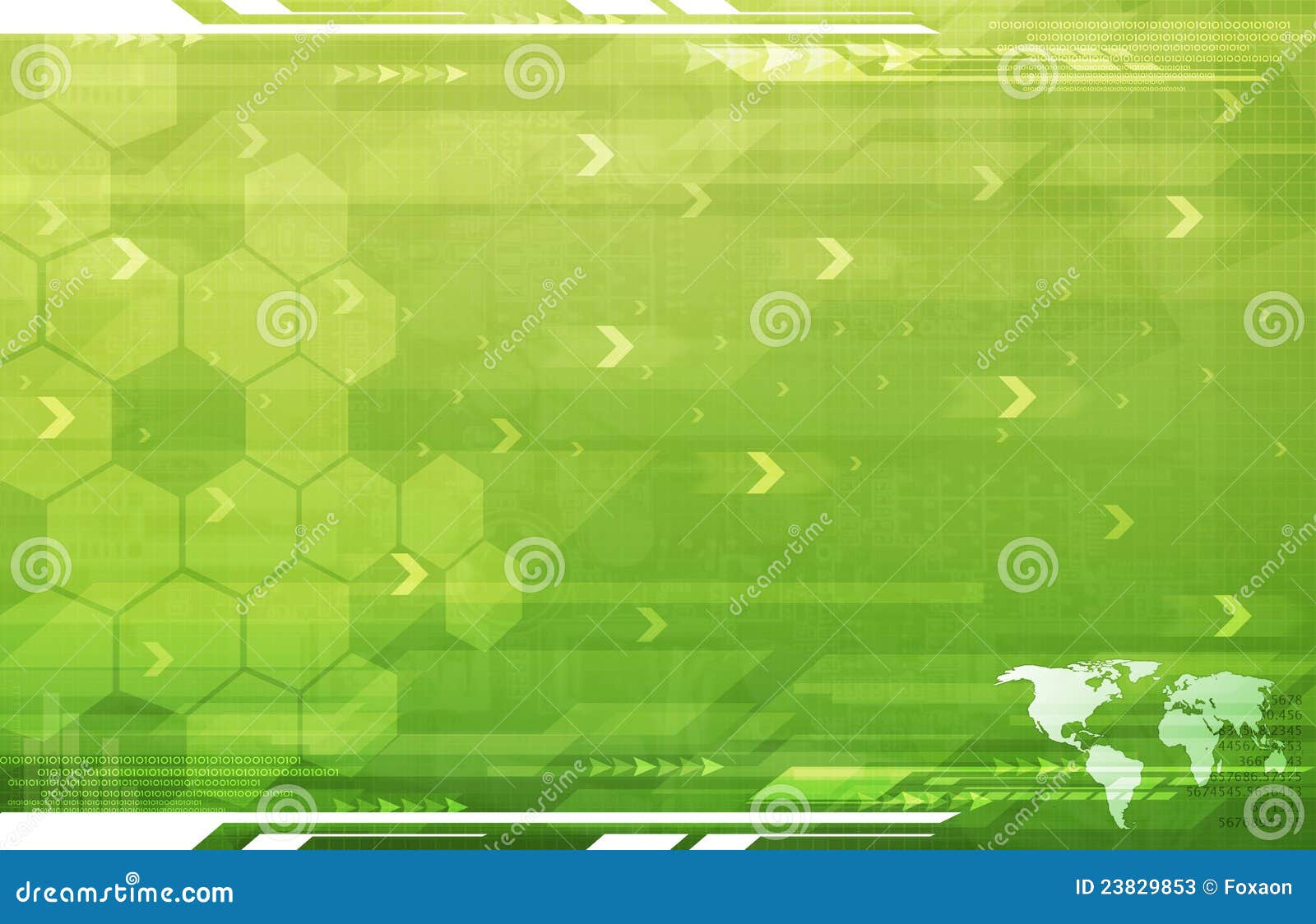 A Global Business Abstract Green Background Stock Image - Image of ...