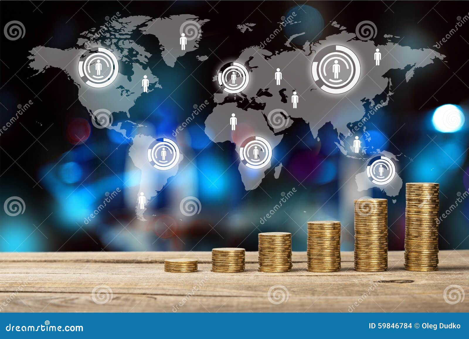 Ancient Global Map Stock Photography | CartoonDealer.com #35247878