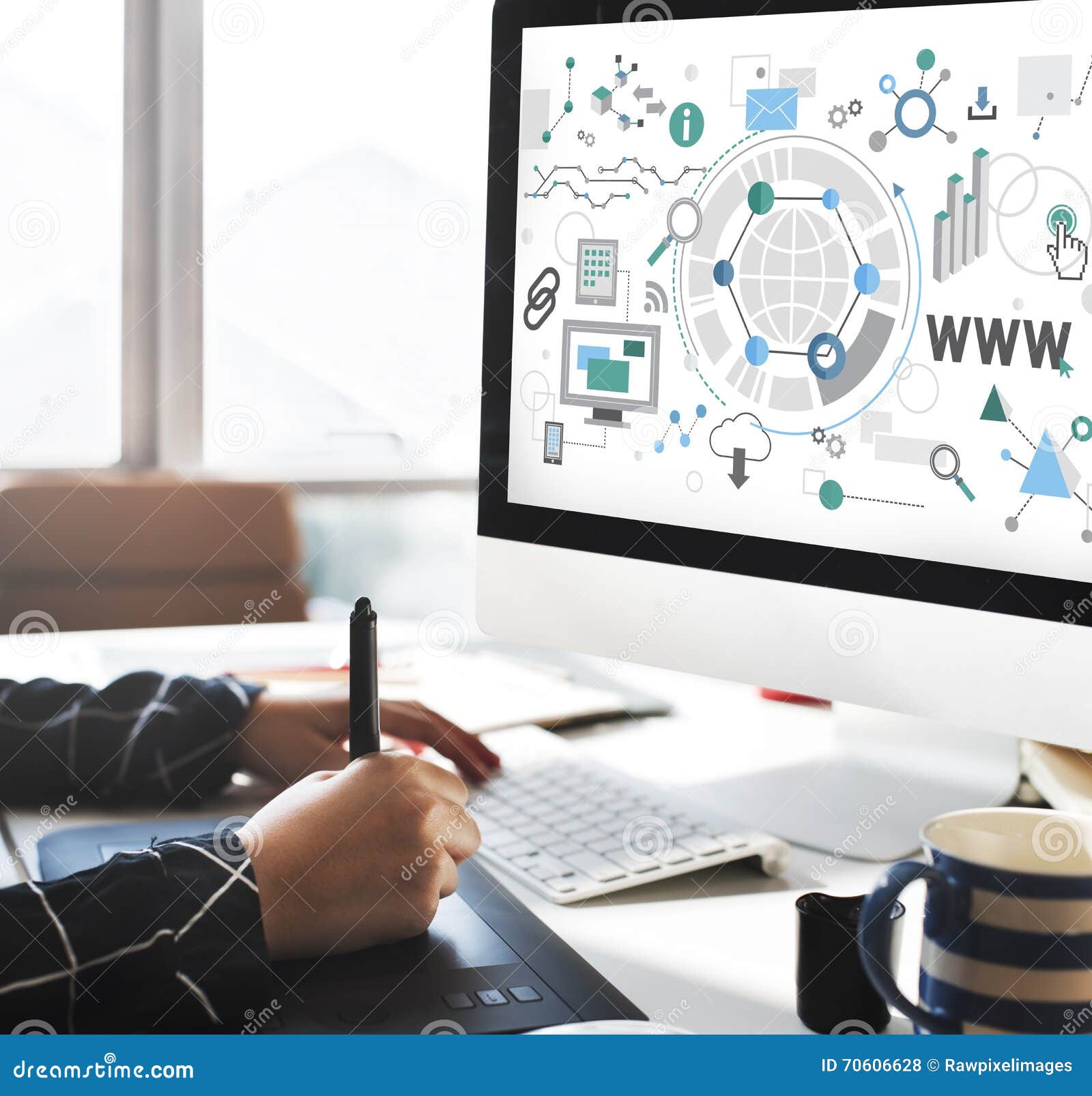 Global Business Analysis Innovation Connection Concept Stock Photo ...