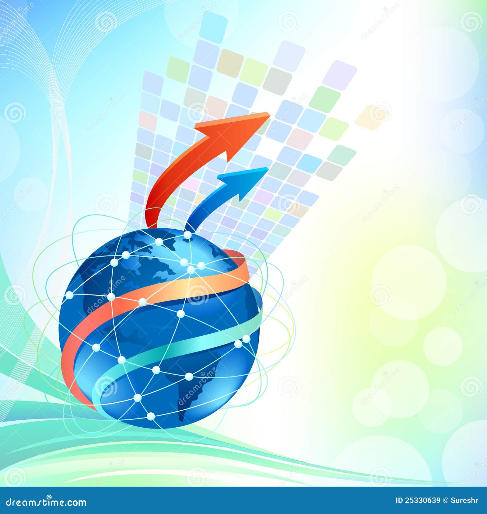 Global Business Brochure Design Stock Vector - Illustration of blank ...