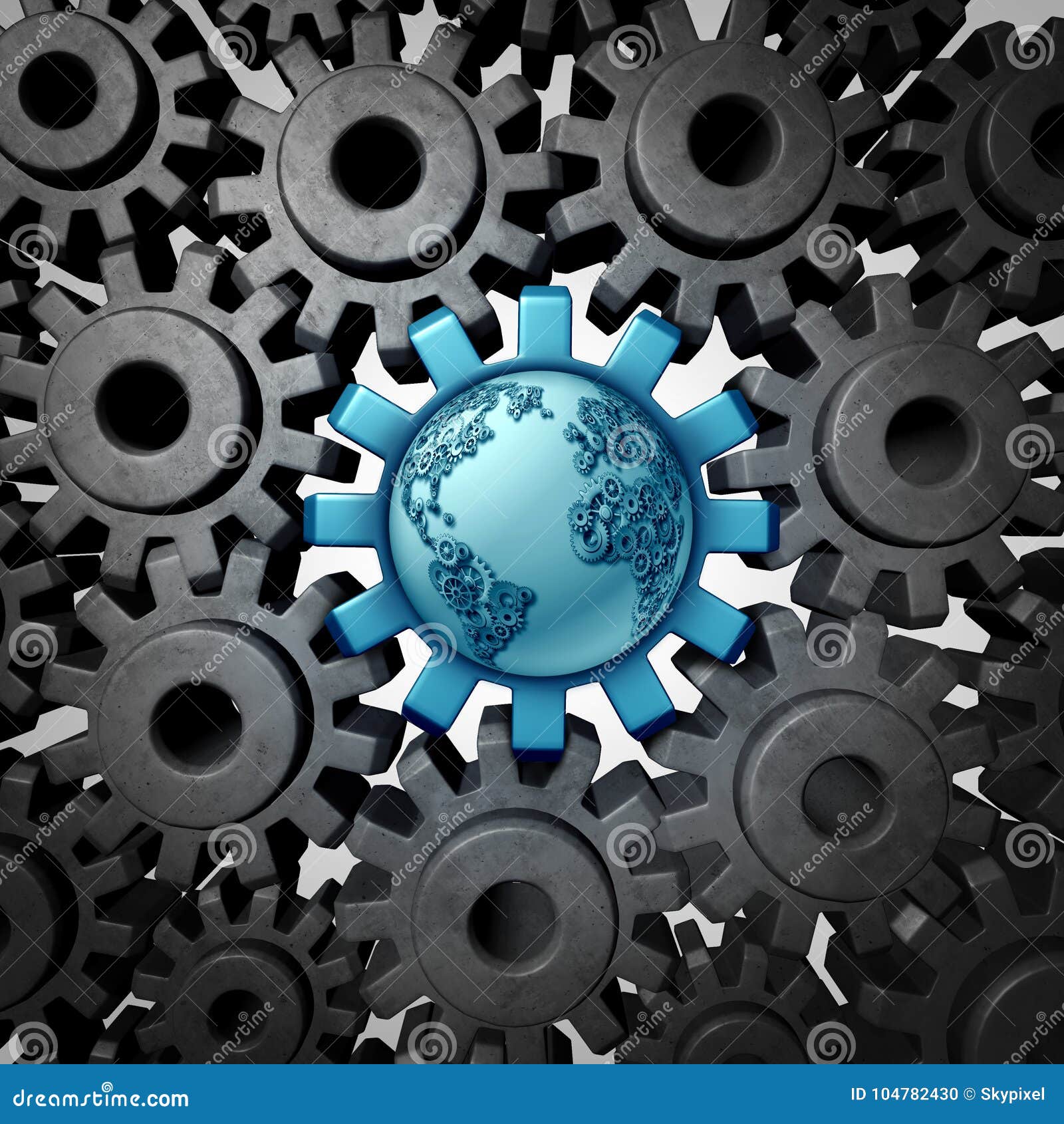 Connected Centralized Networking Stock Image | CartoonDealer.com #73557373