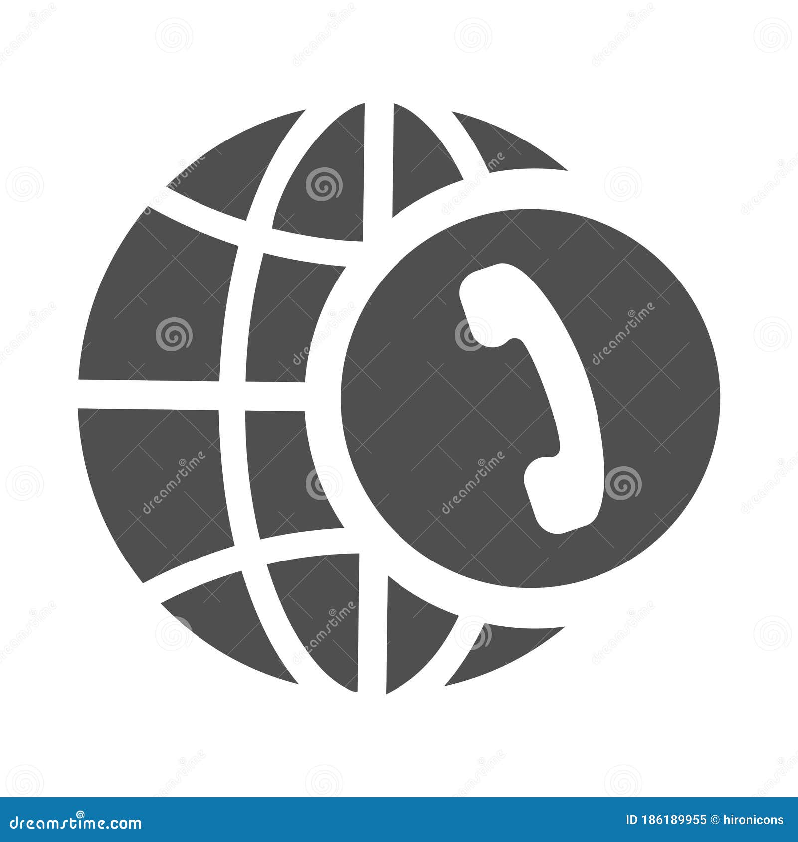 Global Business or Communication Gray Icon Stock Vector - Illustration ...