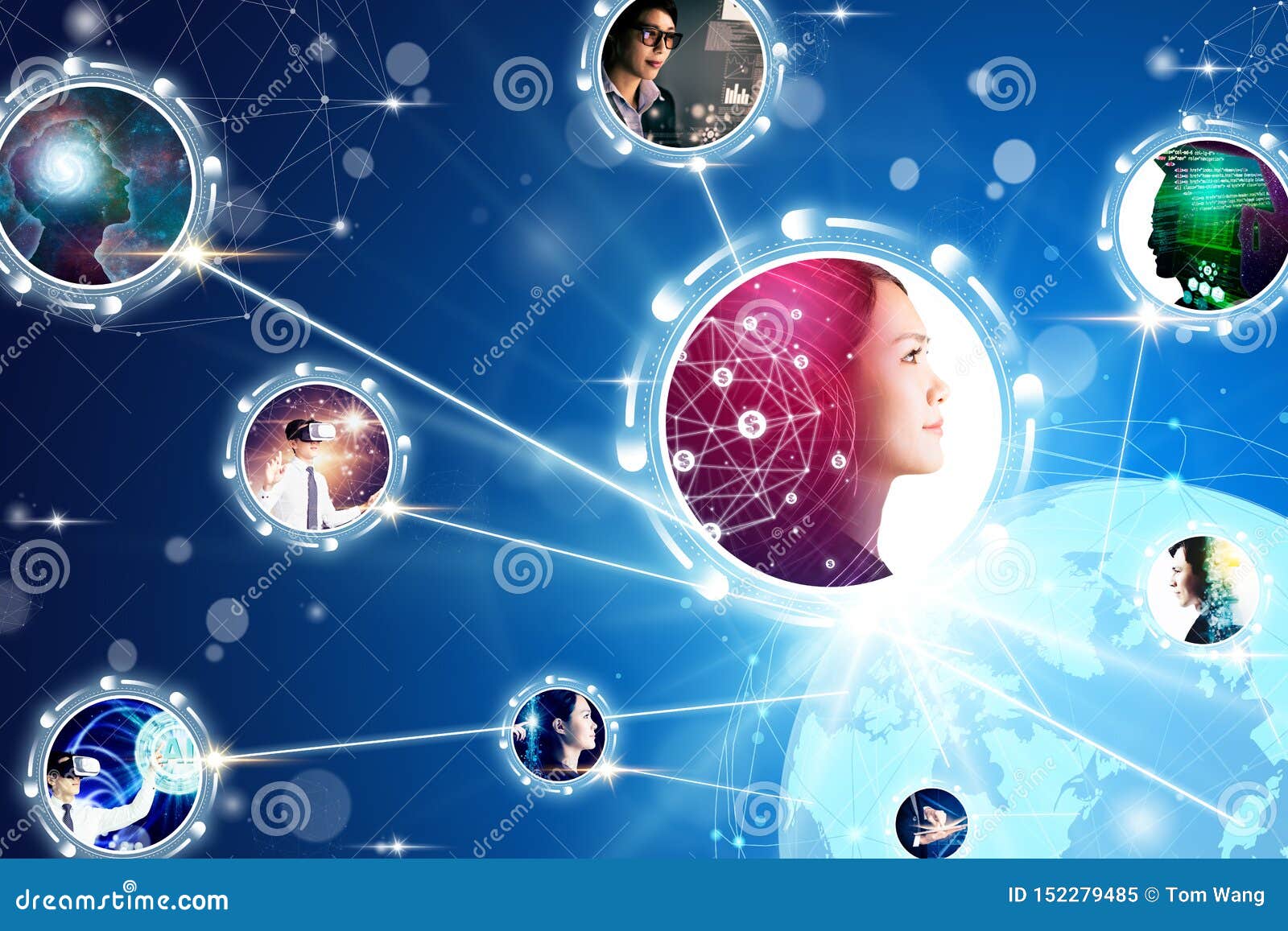 Business Communication and Technology Concepts Stock Image - Image of ...