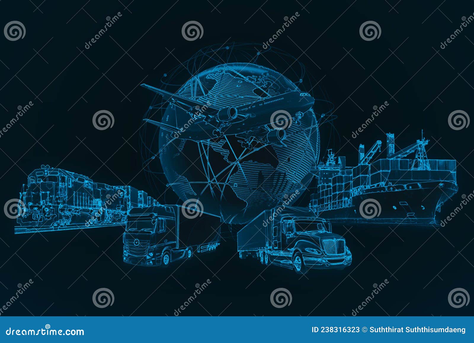 CFS, Container Freight Station. Concept With Keyword, People And Icons ...