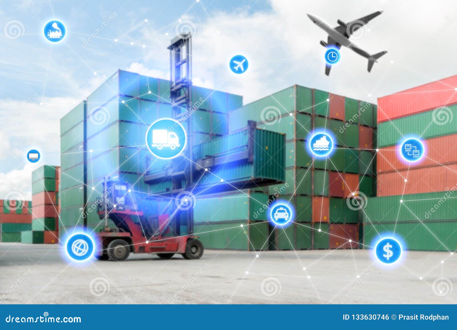 Global Business Connection Technology Interface Global Partner C Stock ...