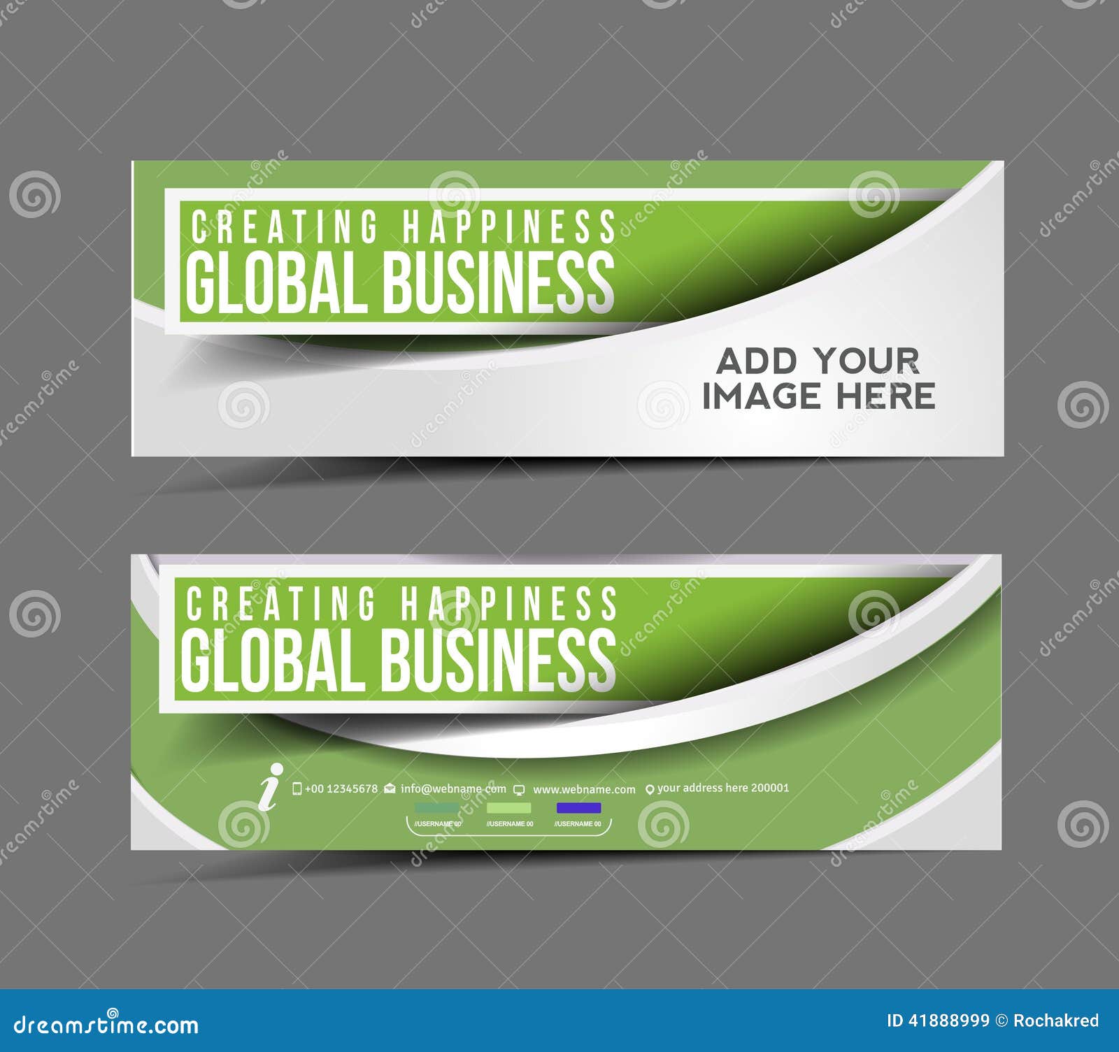 Global Business Design Banner Stock Vector - Illustration of banner ...