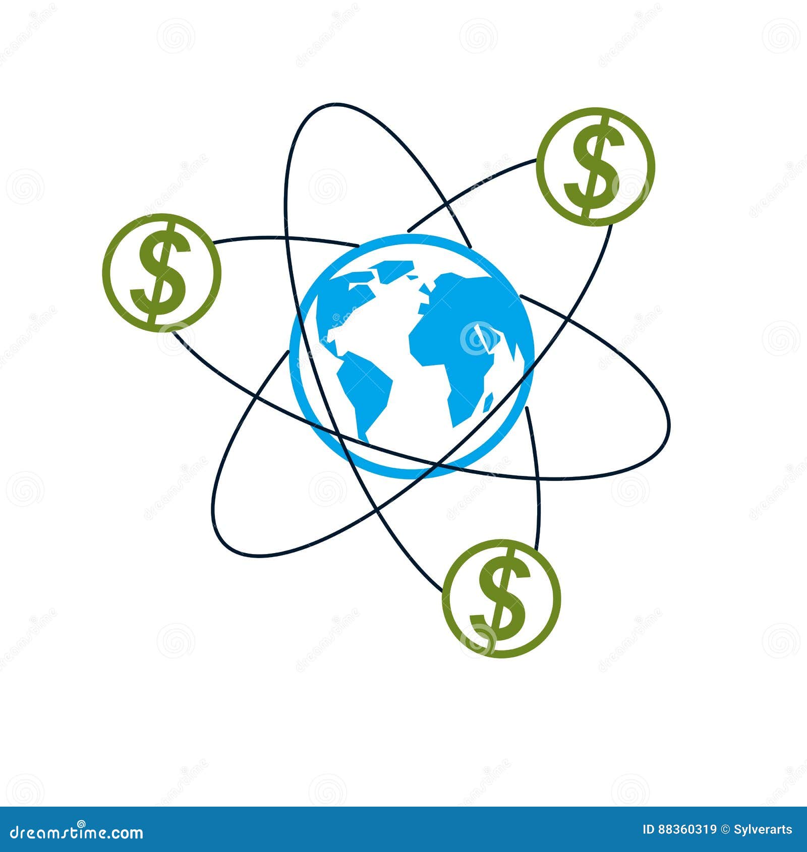 Global Business and E-Business Creative Logo, Unique Vector Symbol ...