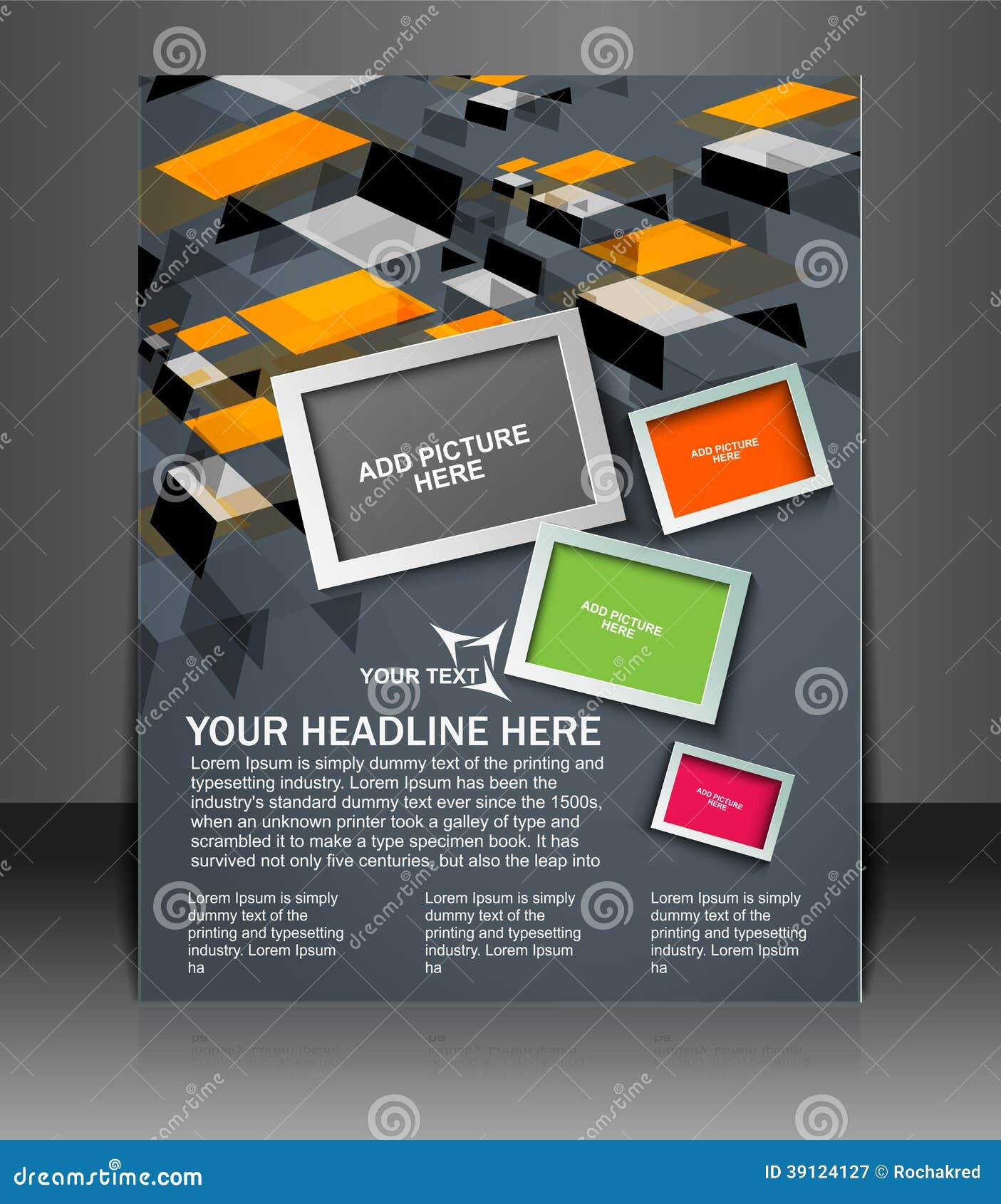 Global Business Flyer stock vector. Illustration of global - 39124127